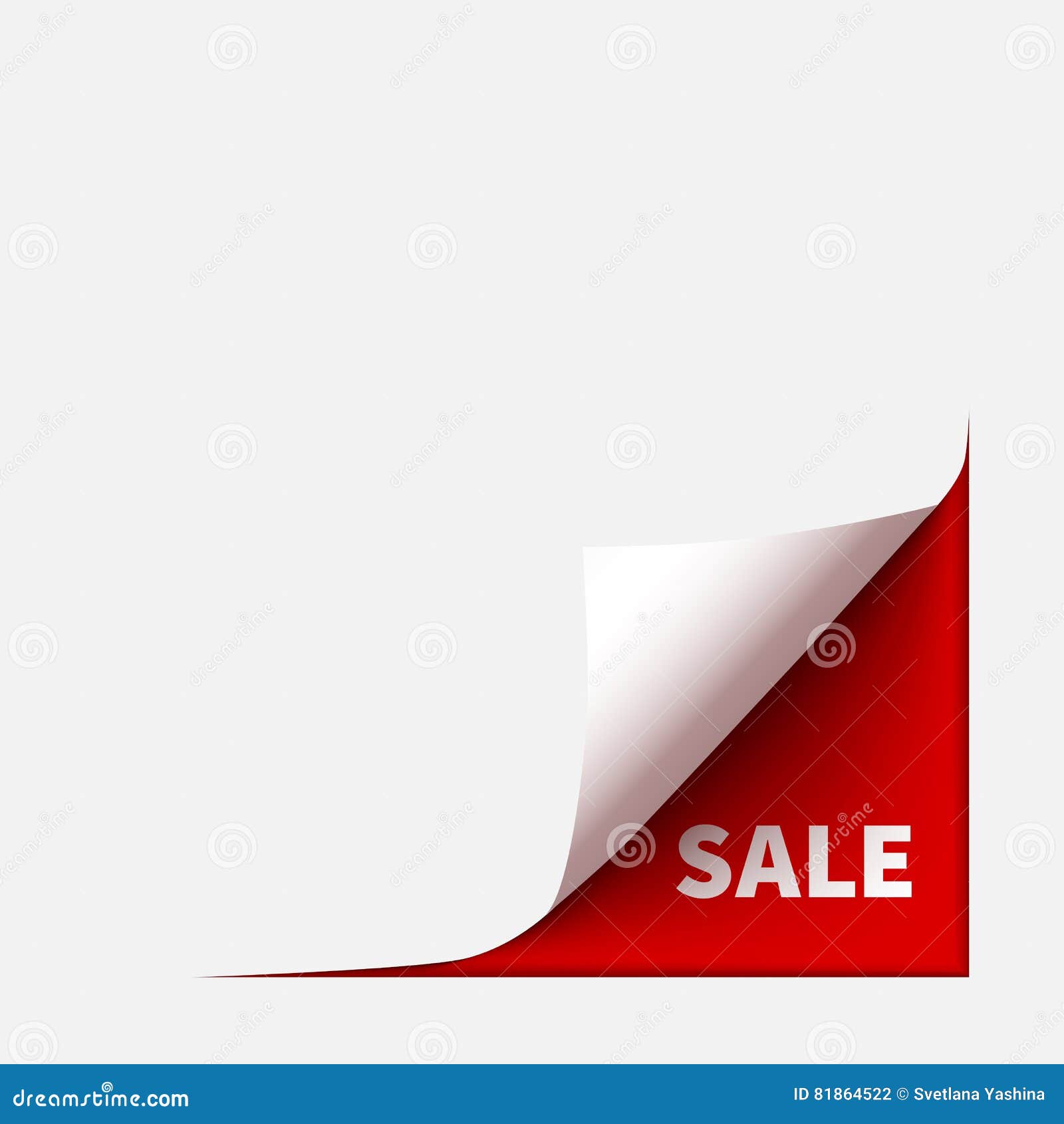 Paper Corner Fold Isolated on White Background Stock Vector ...