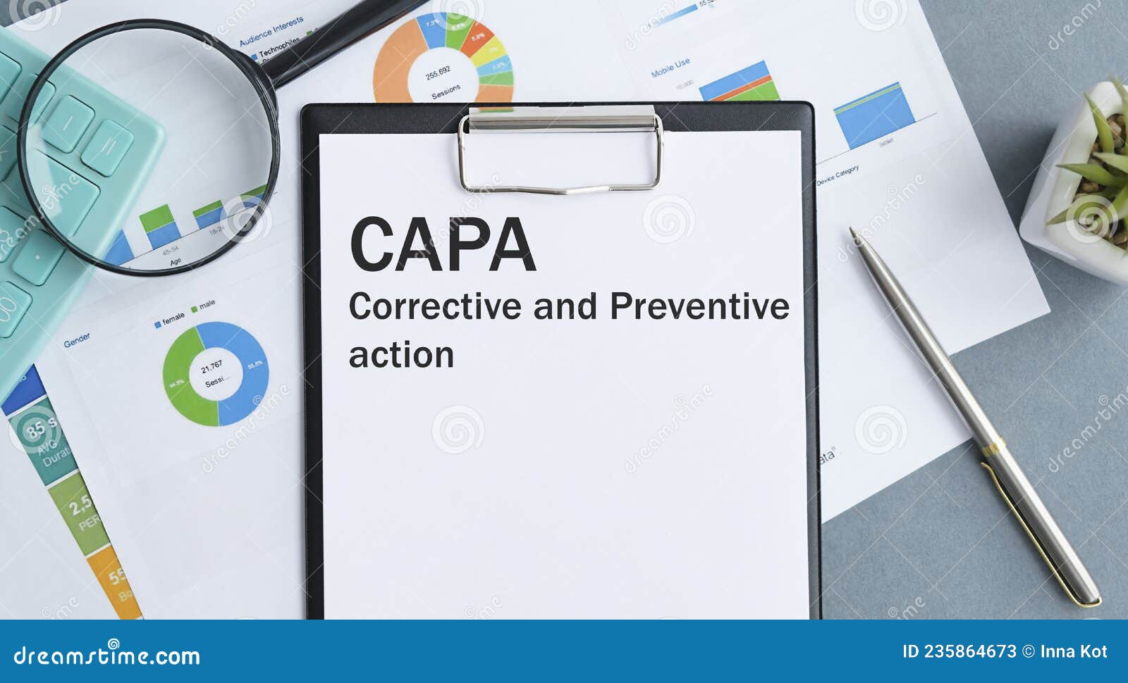 Paper with Corrective and Preventive CAPA Action Plans Stock Image ...