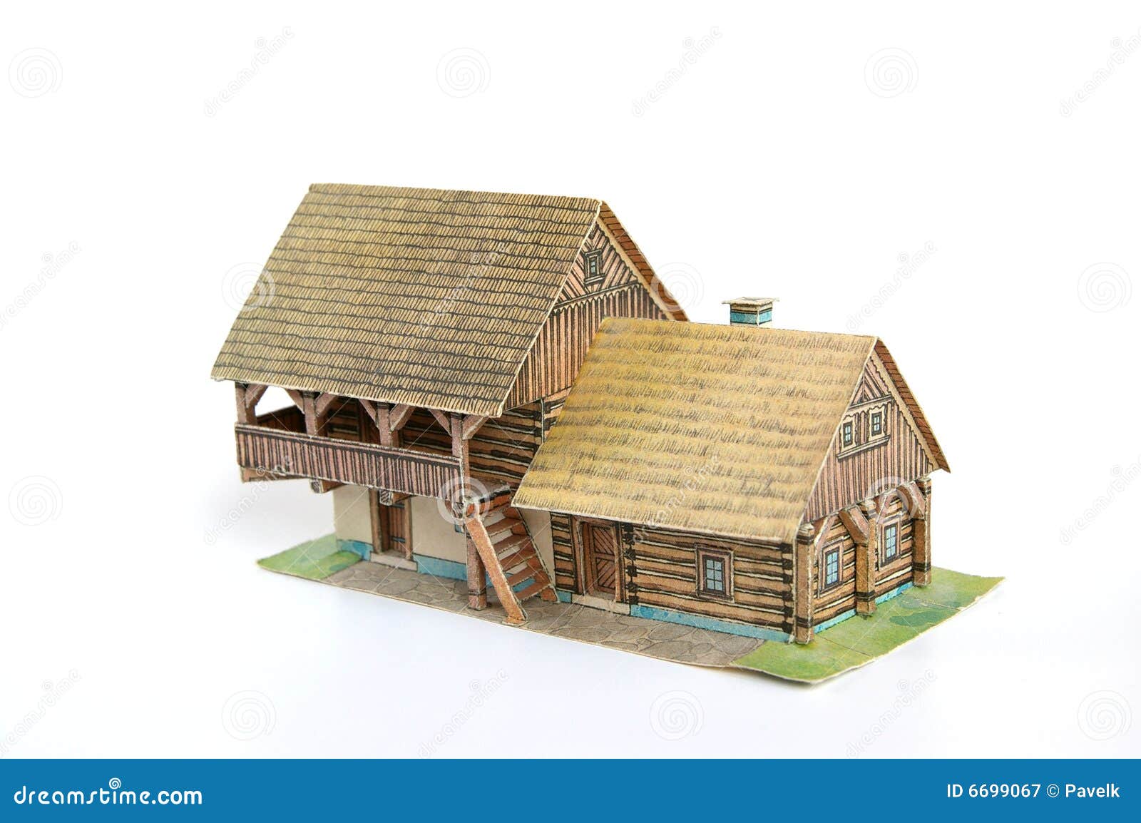 Paper cottage stock image. Image of paper, platform, small - 6699067