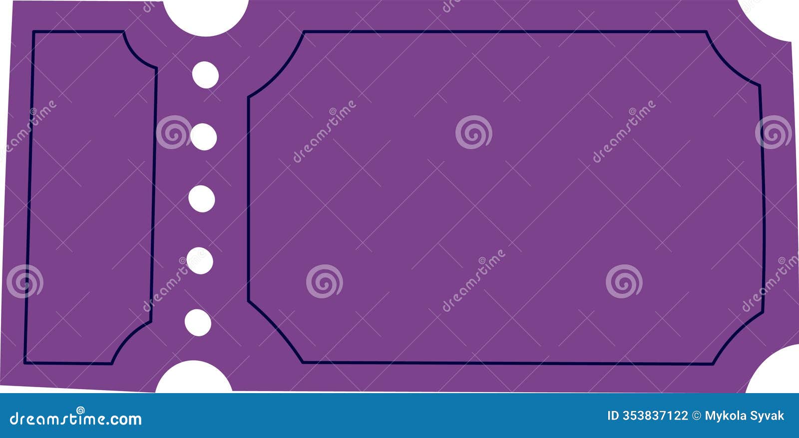 Paper Coupon Frame Pattern stock illustration. Illustration of gift ...