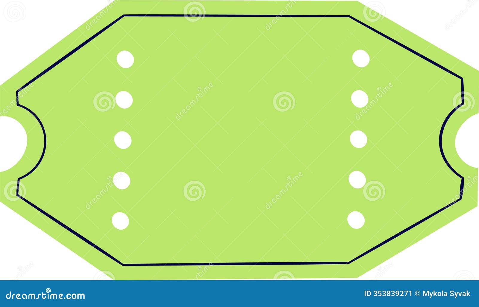 Paper Coupon Frame Pattern stock illustration. Illustration of vintage ...