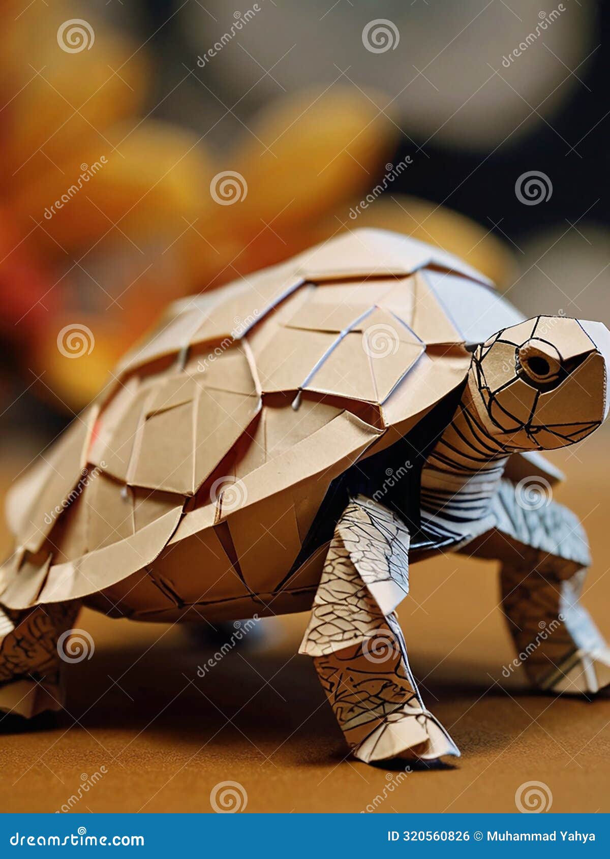 Paper Craft Art, Turtle Shape Stock Illustration - Illustration of ...