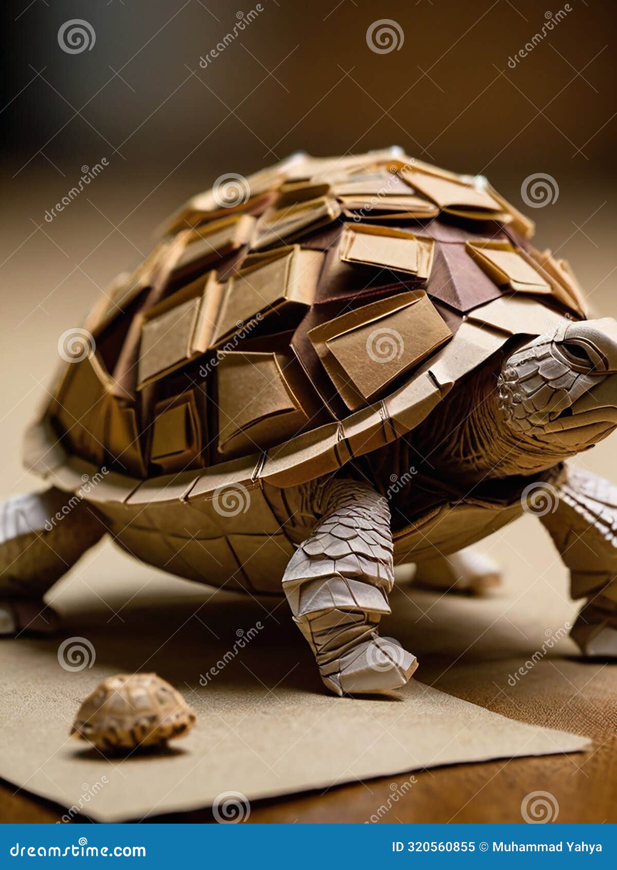 Paper Craft Art, Turtle Shape Stock Illustration - Illustration of ...