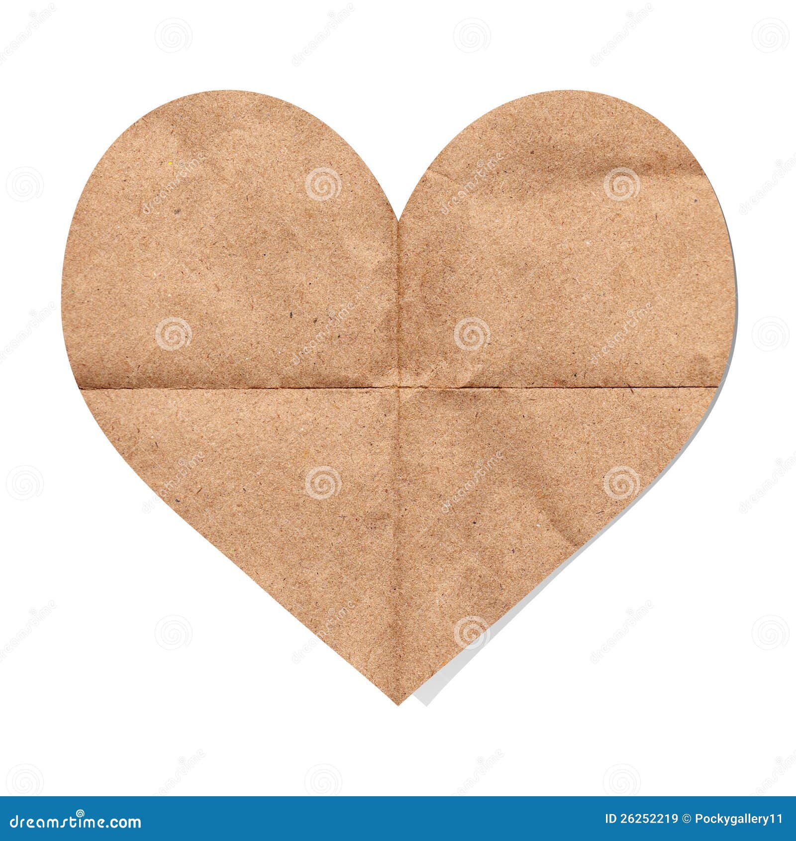 Paper craft heart shape stock image. Image of grunge - 26252219