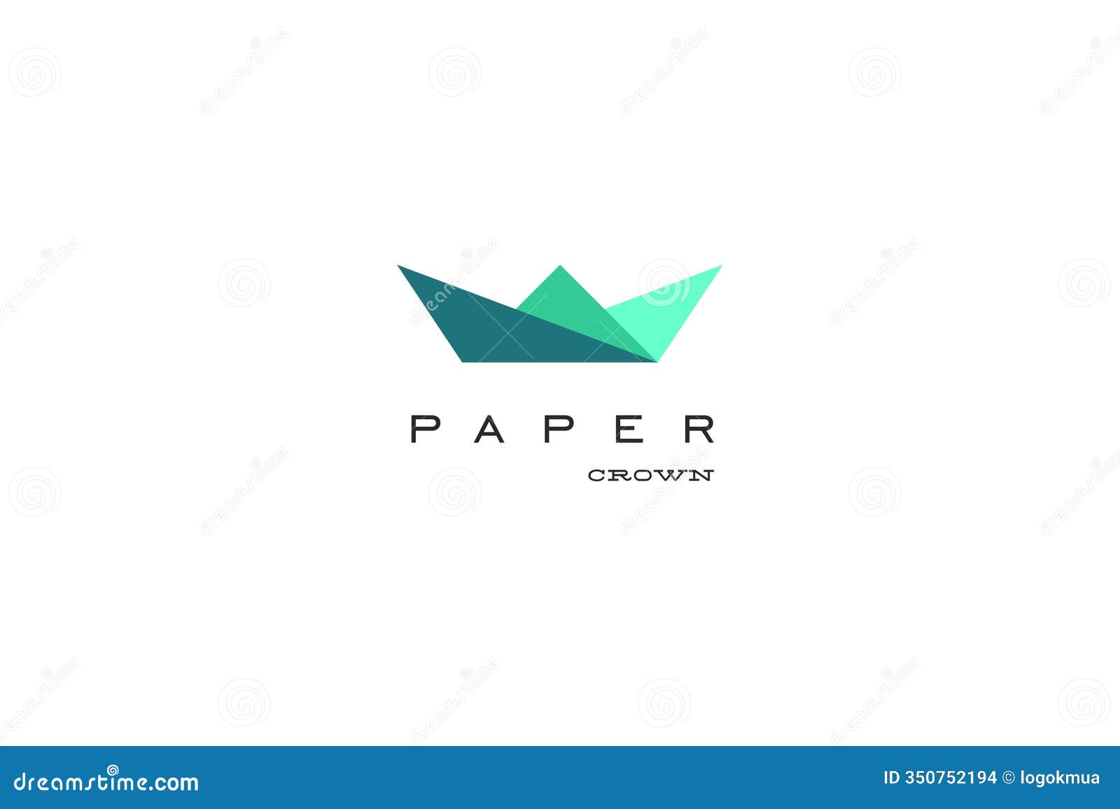 Paper crown logo stock vector. Illustration of graphic - 350752194