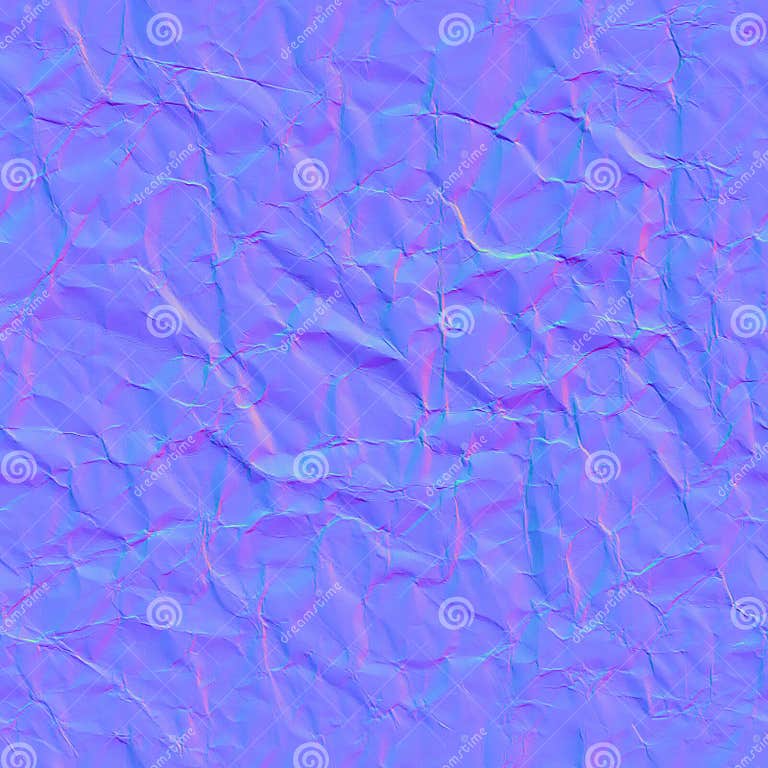 Paper Crumpled Normal Map Texture, Bump Map Texture Stock Illustration ...