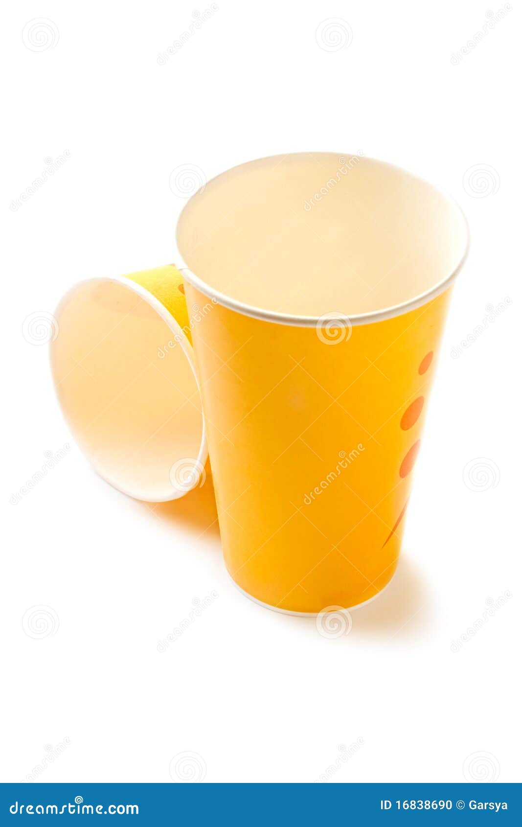 Paper cup stock photo. Image of beverage, paper, empty - 16838690