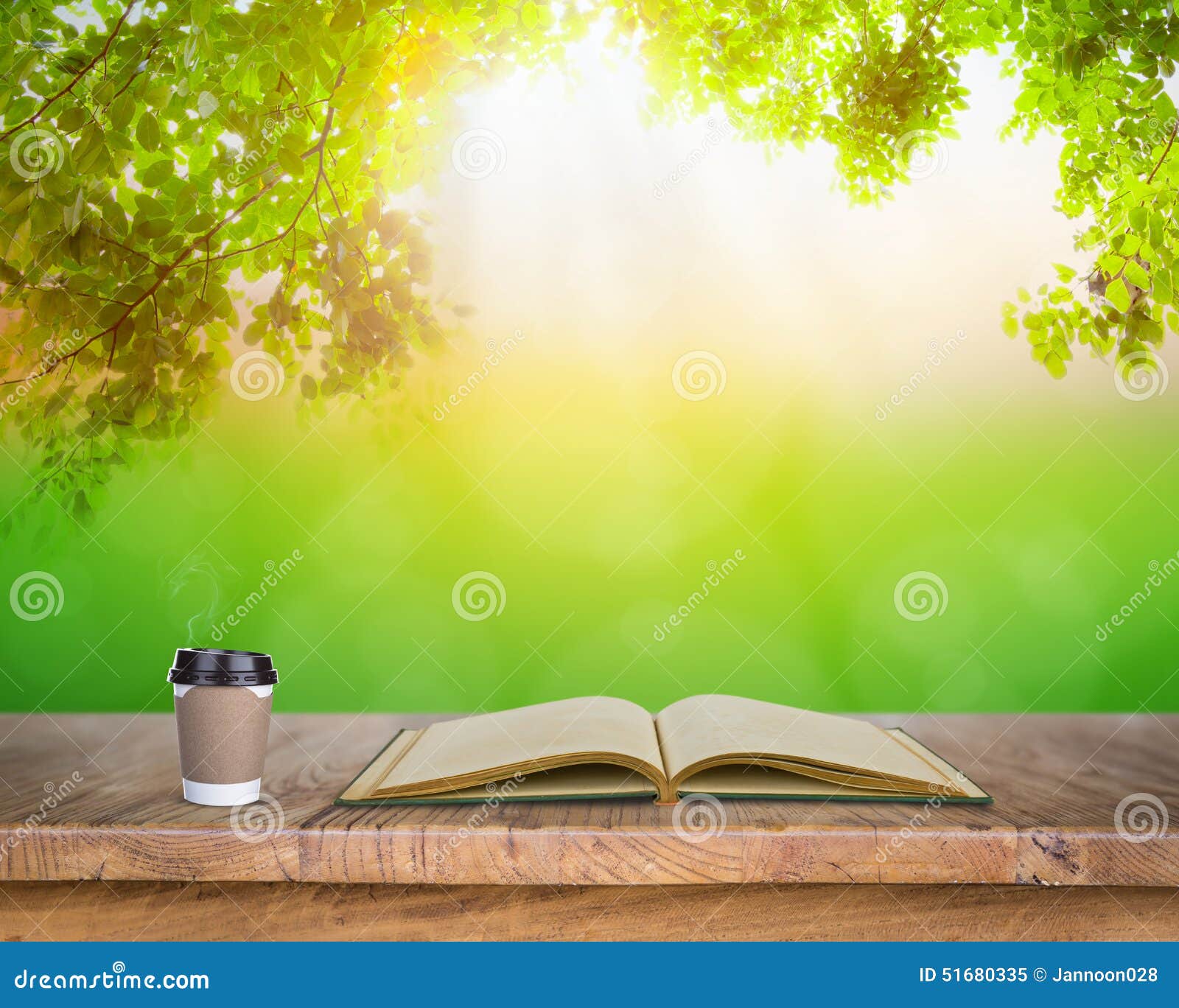 Paper Cup of Coffee and Book Stock Image - Image of relax, color: 51680335