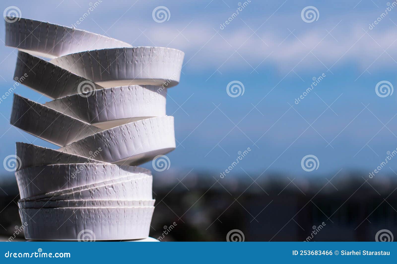 Paper cup holders stock photo. Image of closeup, takeaway - 253683466