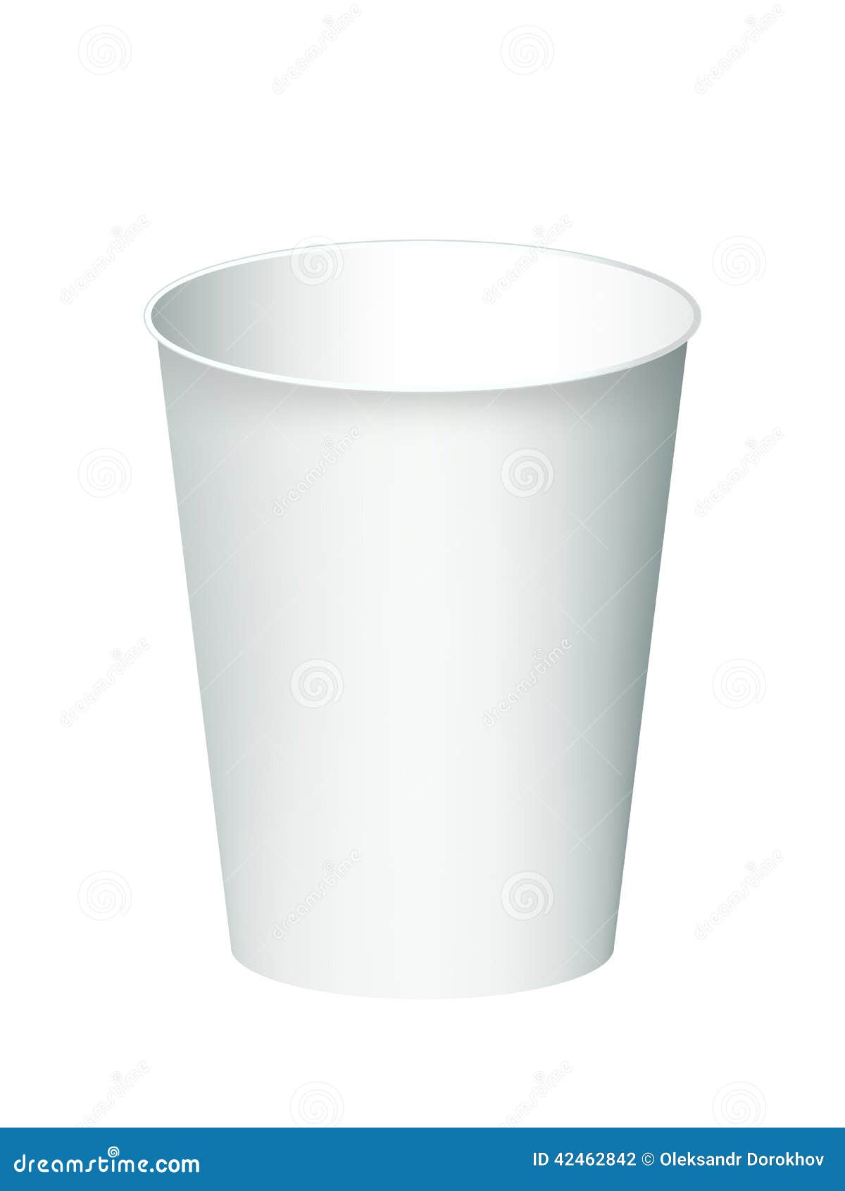 Paper cup stock vector. Illustration of breakfast, takeout - 42462842