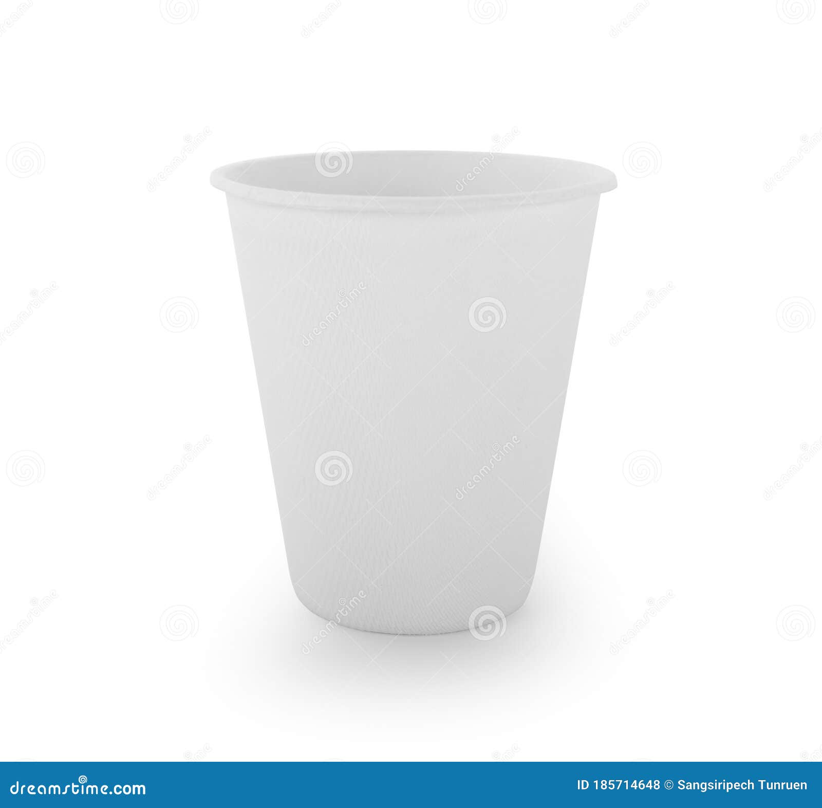 Paper Cup Isolated on White Background Stock Photo - Image of clean ...