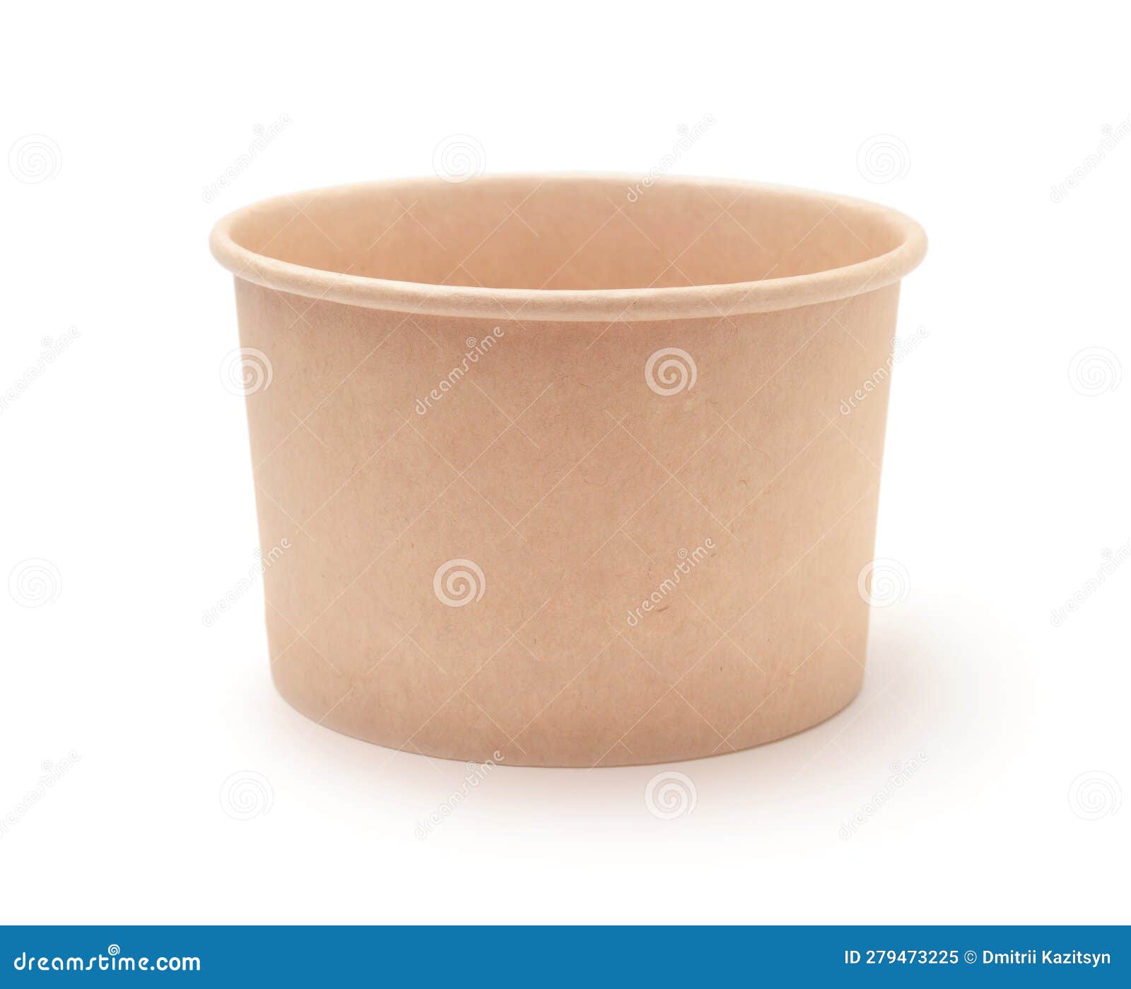 Paper Cup Isolated on White Stock Image - Image of drink, bowl: 279473225