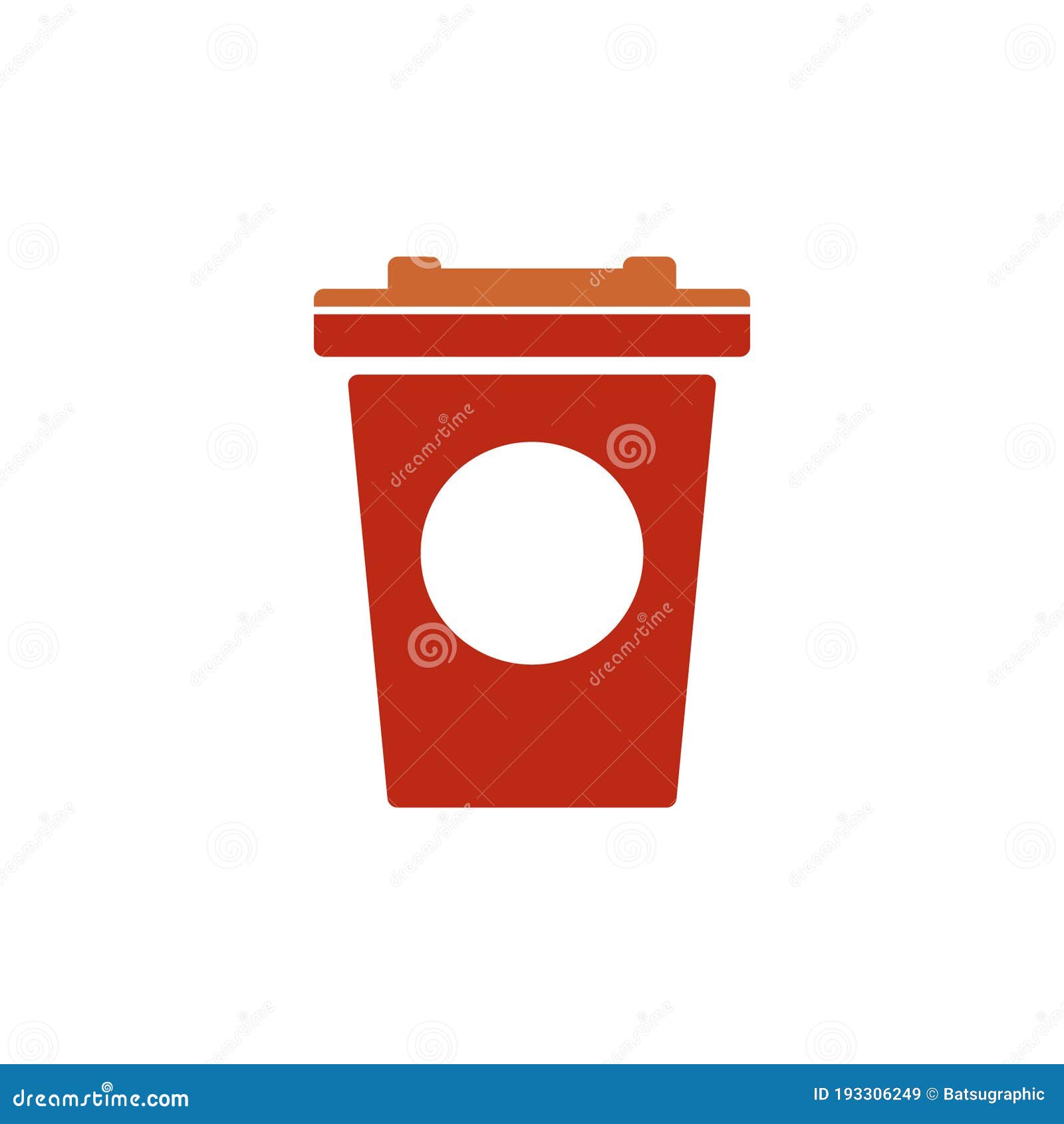 Paper Cup Vector Icon Logo Design Stock Vector - Illustration of ...