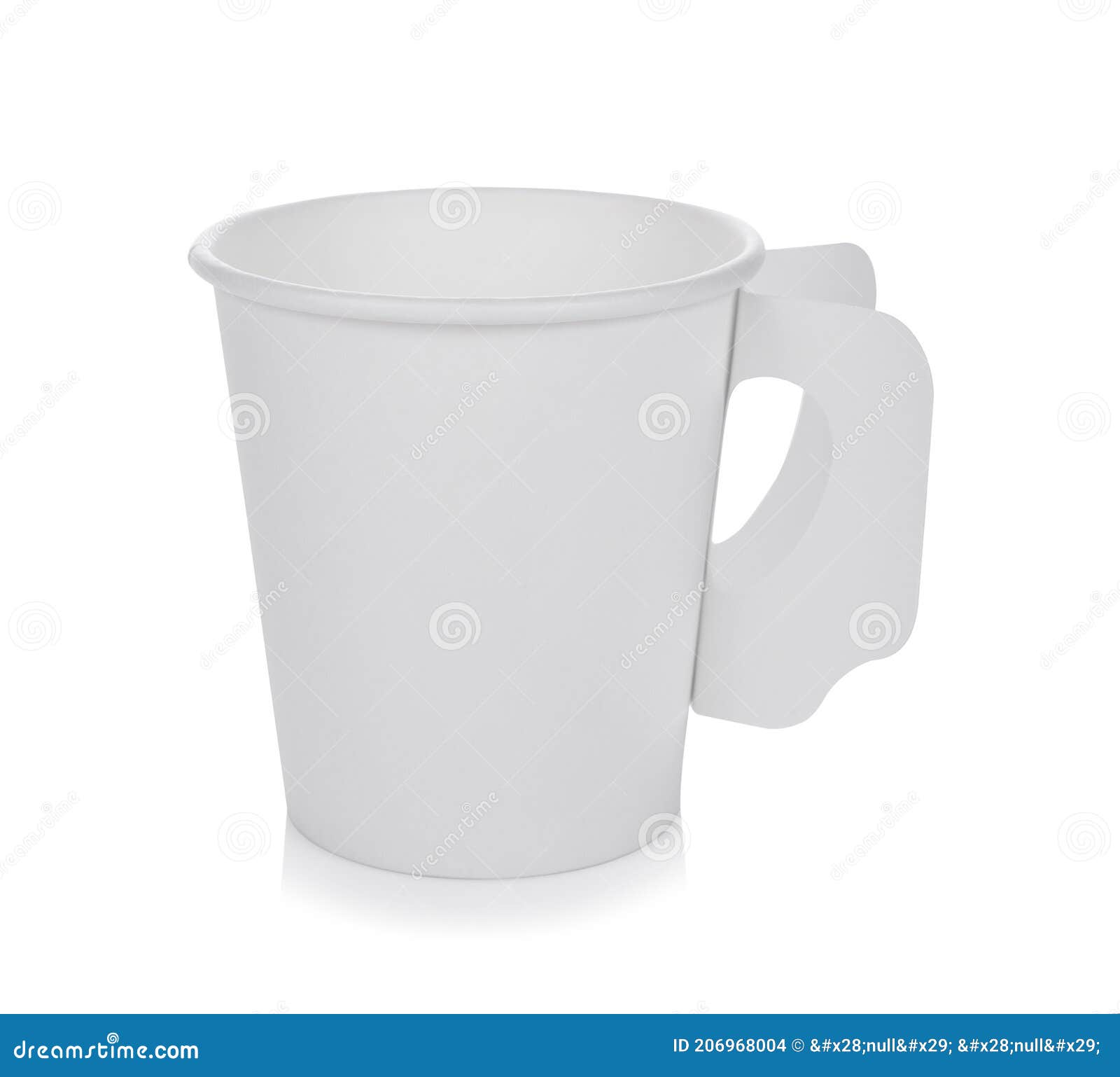 Paper Cup on White Background. Stock Photo - Image of background ...
