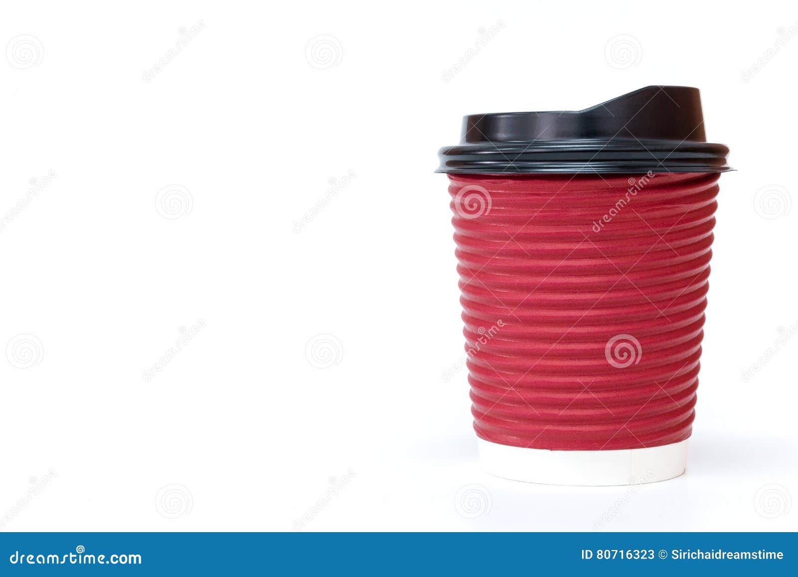 Paper Cup on White Background Stock Image - Image of utensil, template ...