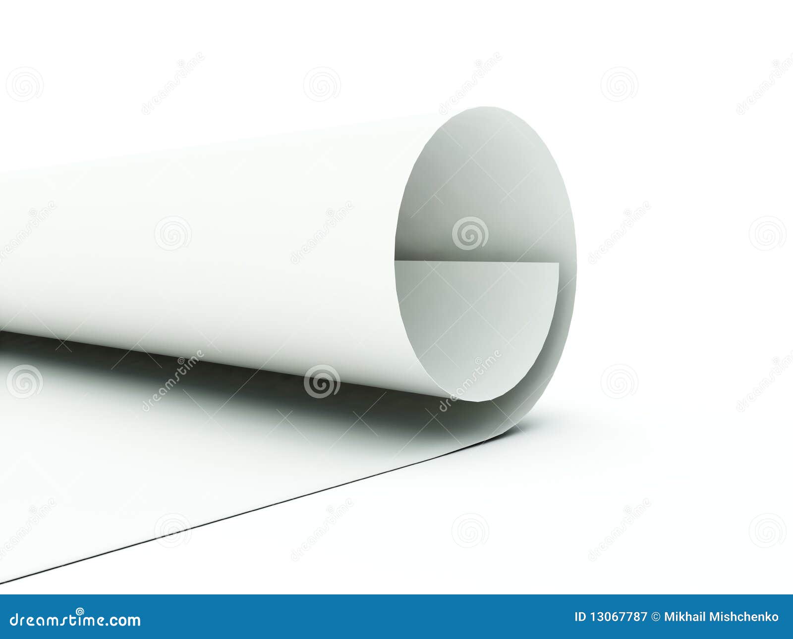 Paper curl stock illustration. Illustration of paper - 13067787