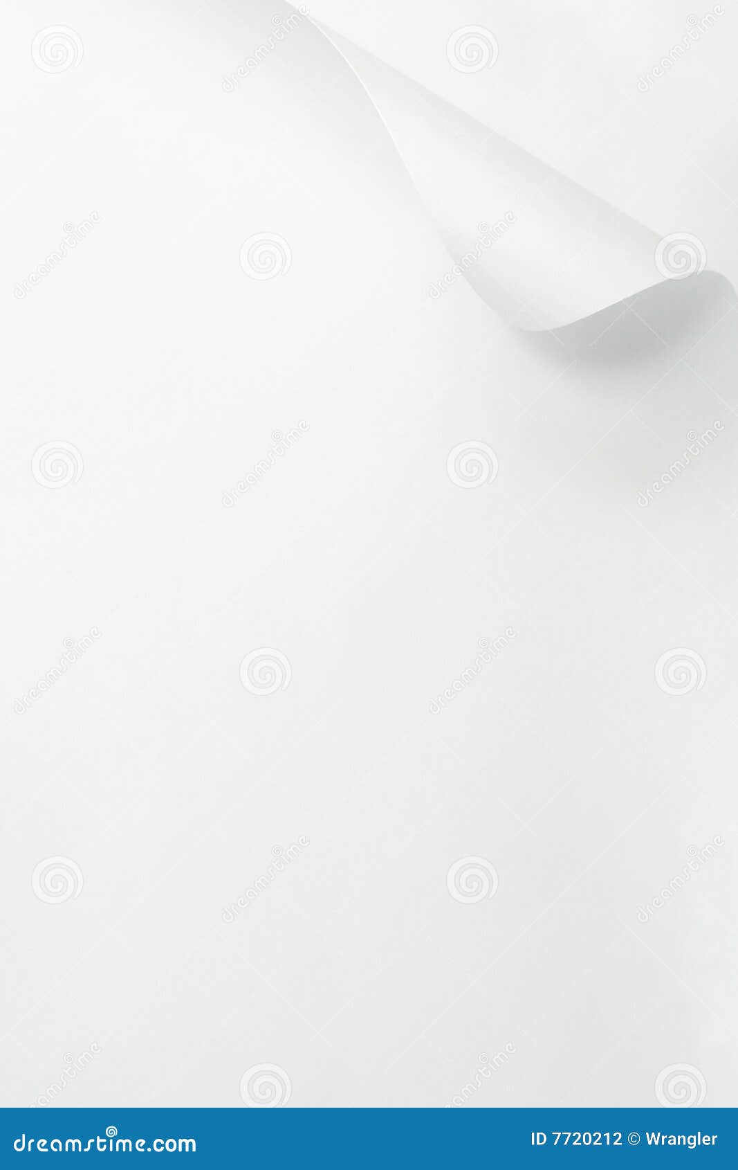 Paper with curled edge stock photo. Image of document - 7720212