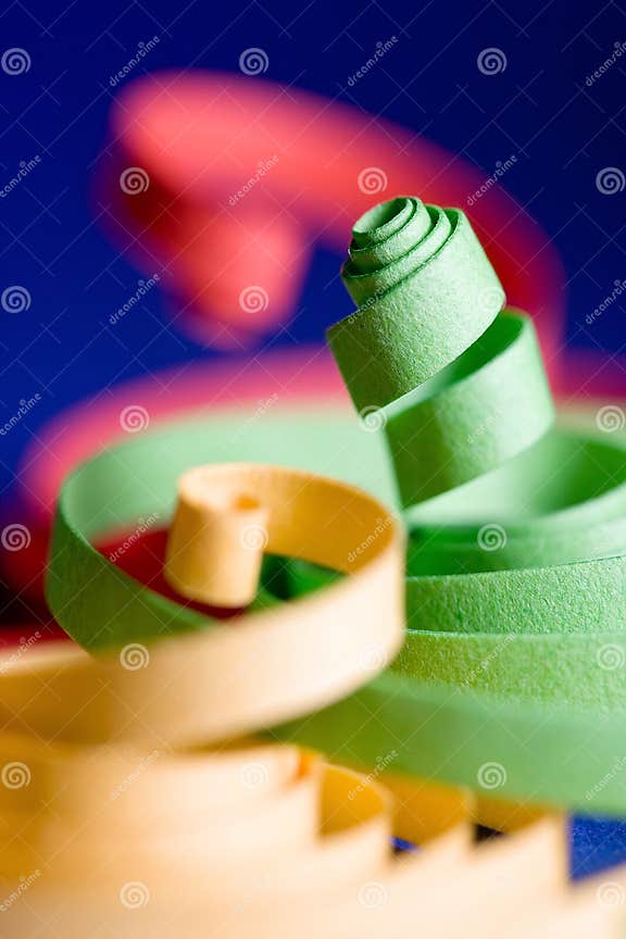 Paper curls stock image. Image of texture, spectrum, ribbon - 4531337