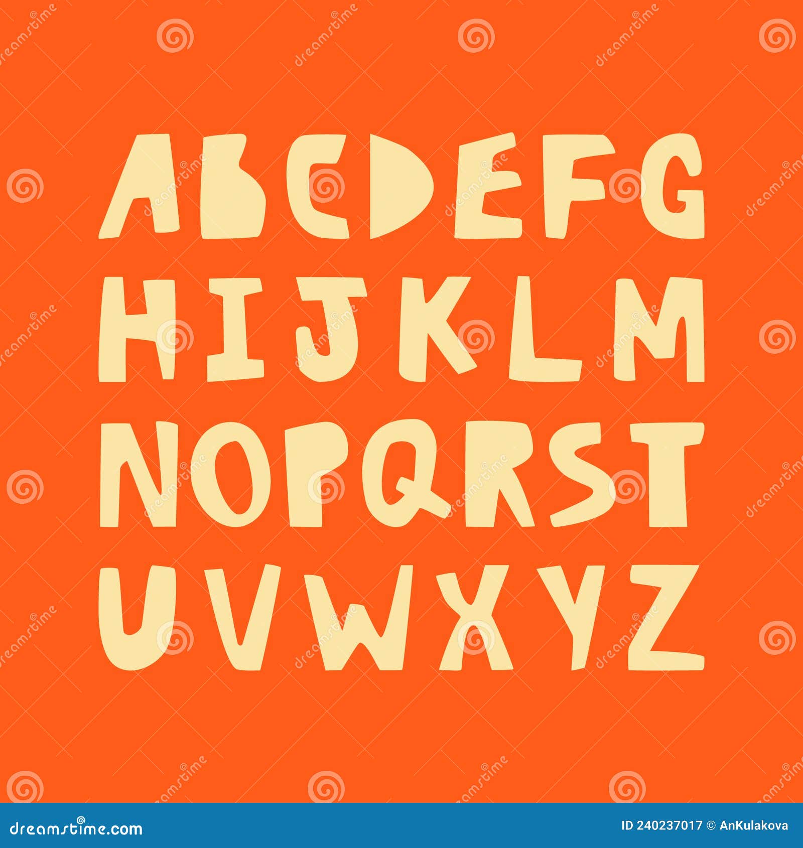 Paper cut alphabet stock vector. Illustration of font - 240237017