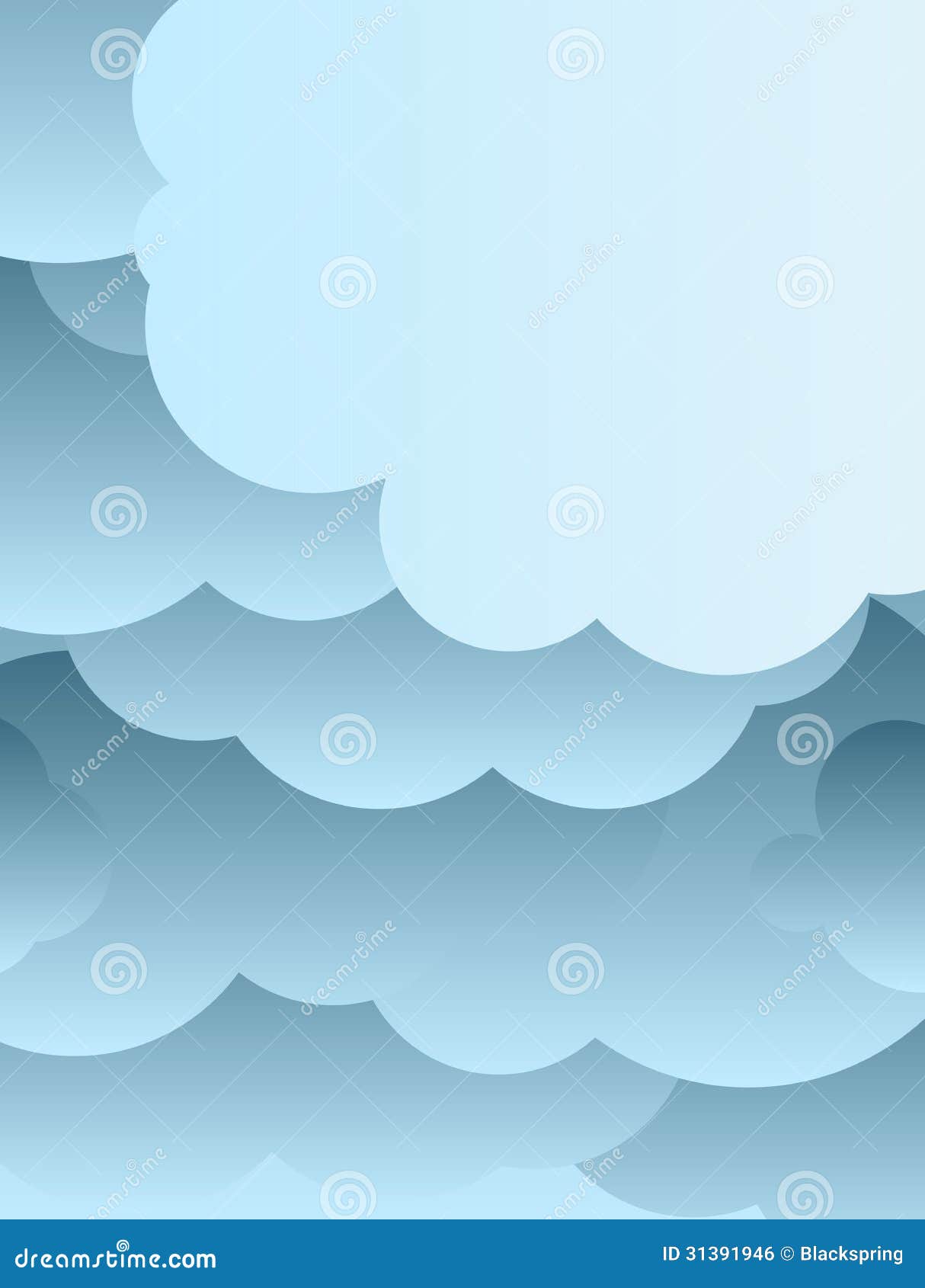 Paper Cut Clouds Background Stock Illustration - Illustration of craft ...