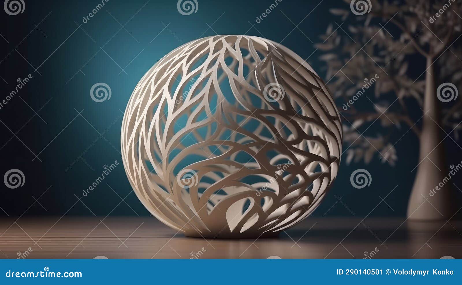 Paper Cut 3d Realistic Layered Sphere. Generative Ai Stock Image ...
