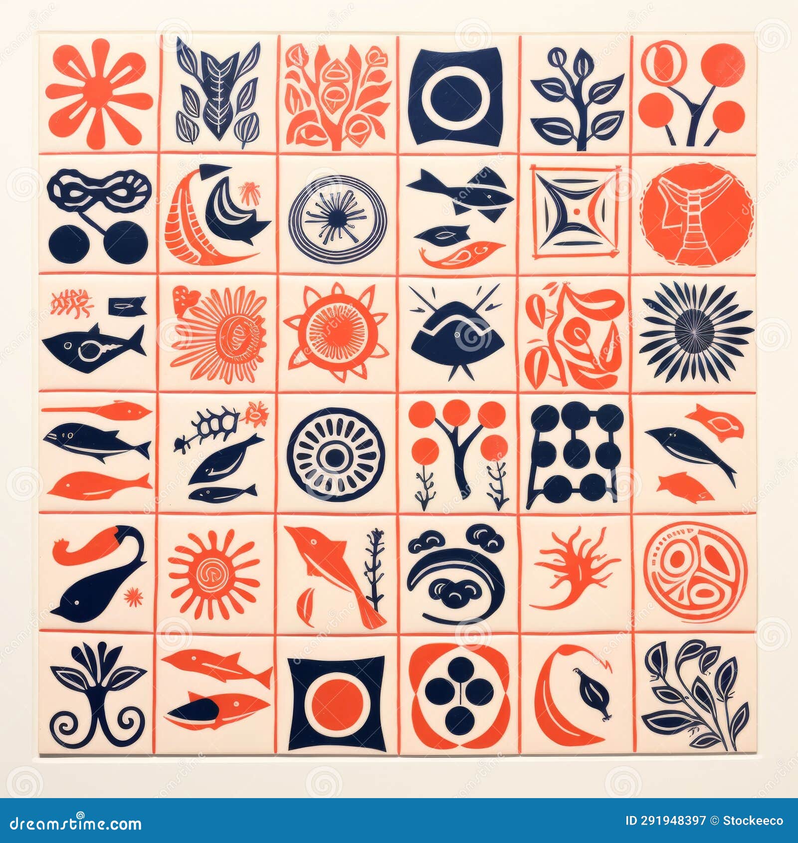 Meticulous Inking and Symbolic Tile Design: a Collage Inspired by ...