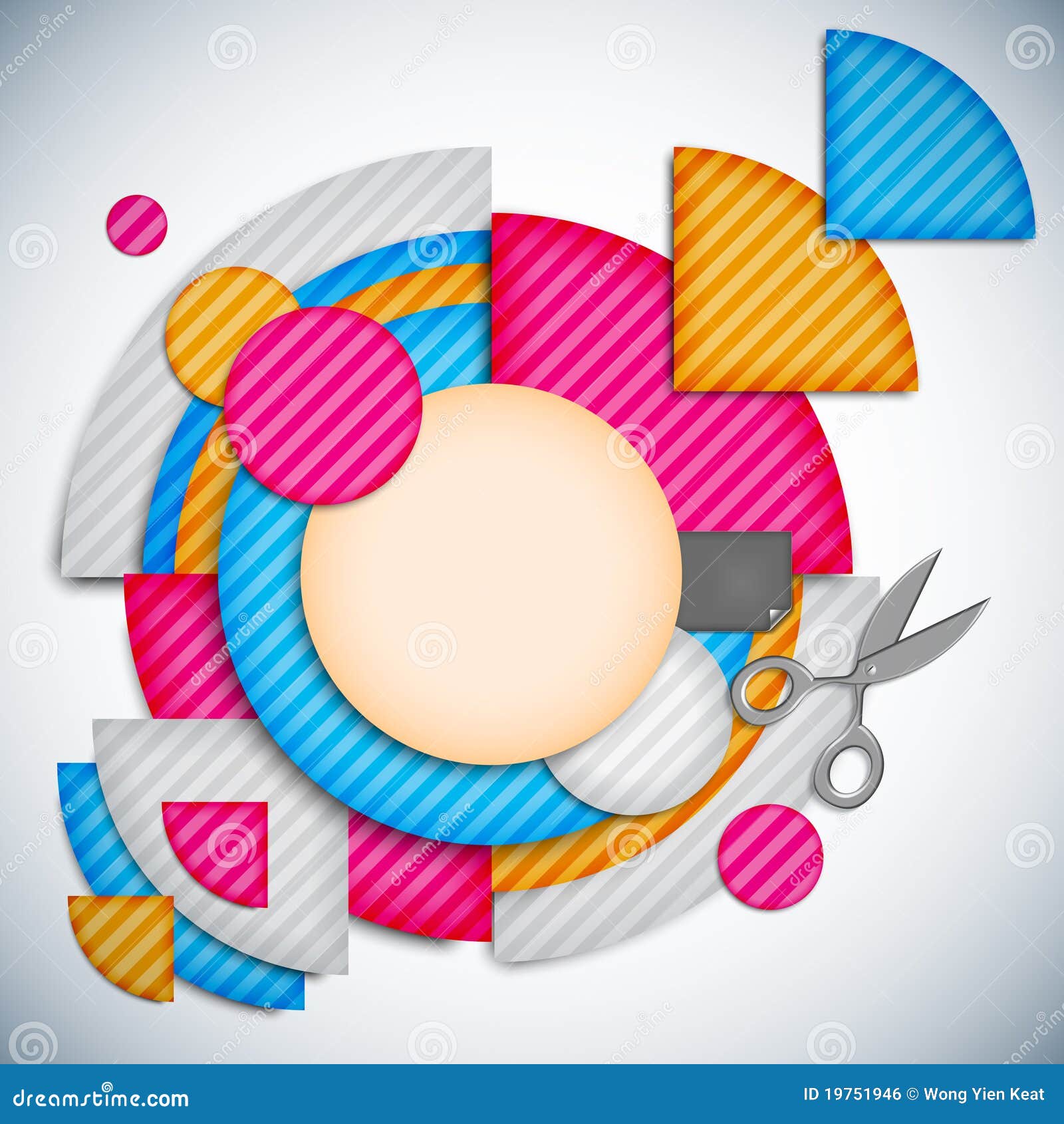 Paper Cut Graphics stock vector. Illustration of creativity - 19751946