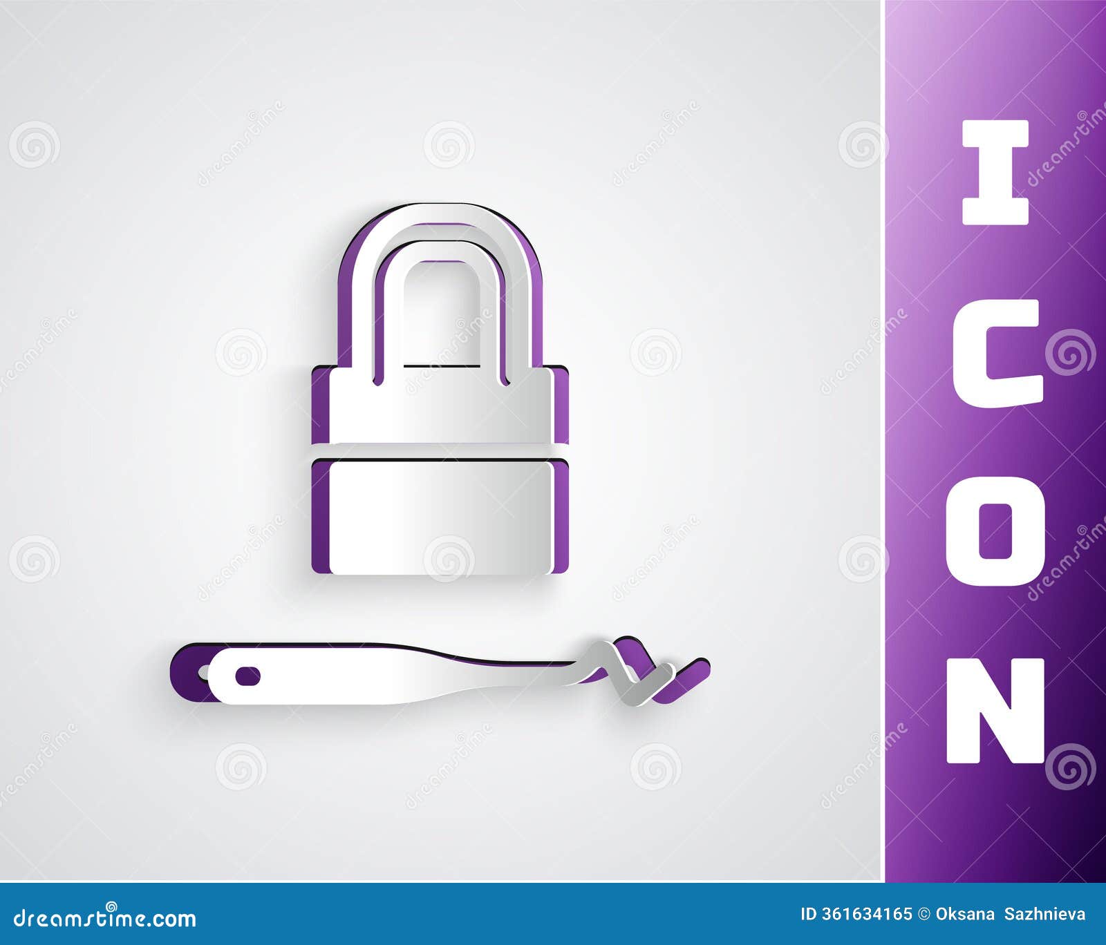 Red Lockpicks Or Lock Picks For Lock Picking Icon Isolated On ...