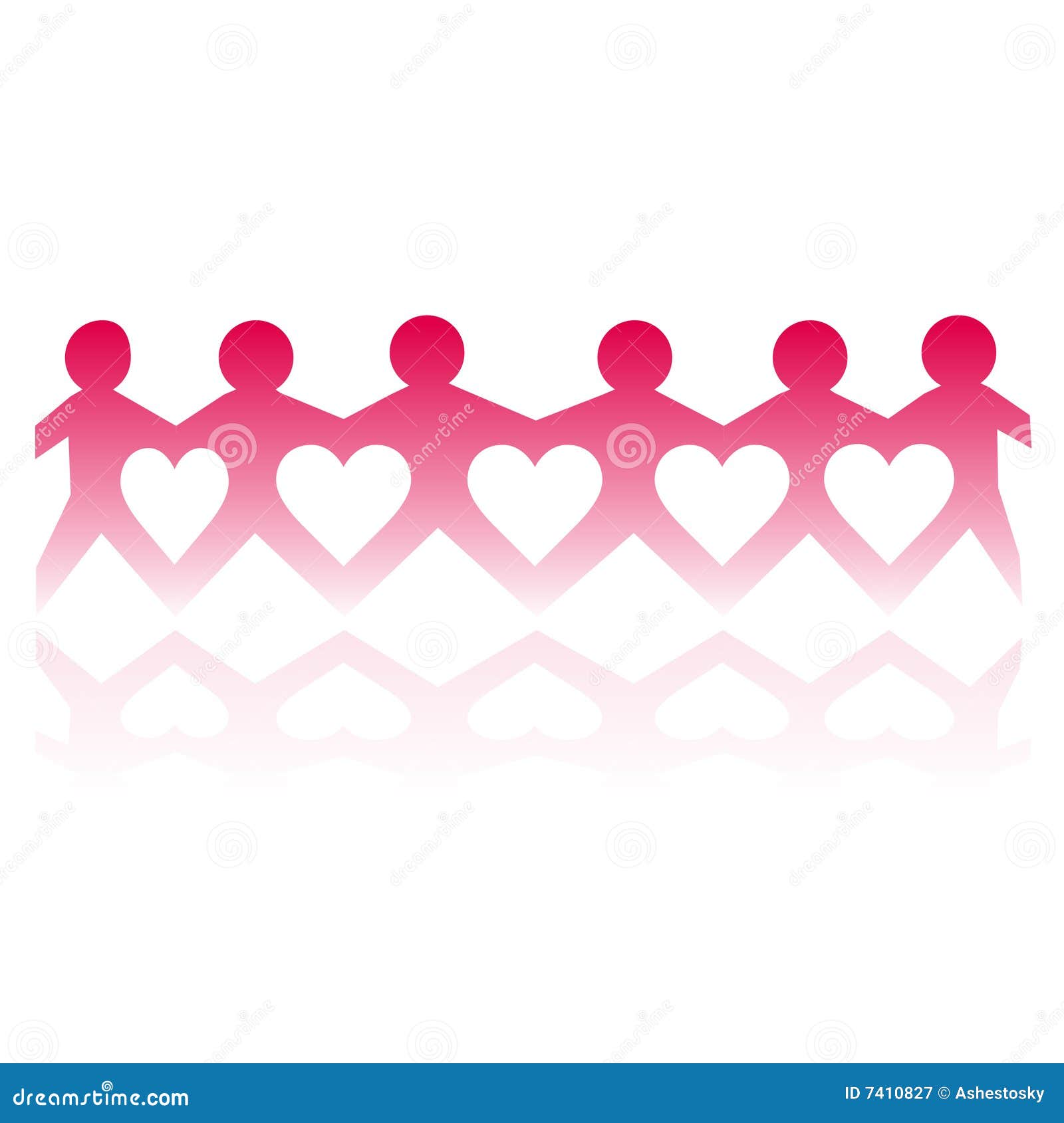 Paper cut love people stock vector. Illustration of city - 7410827