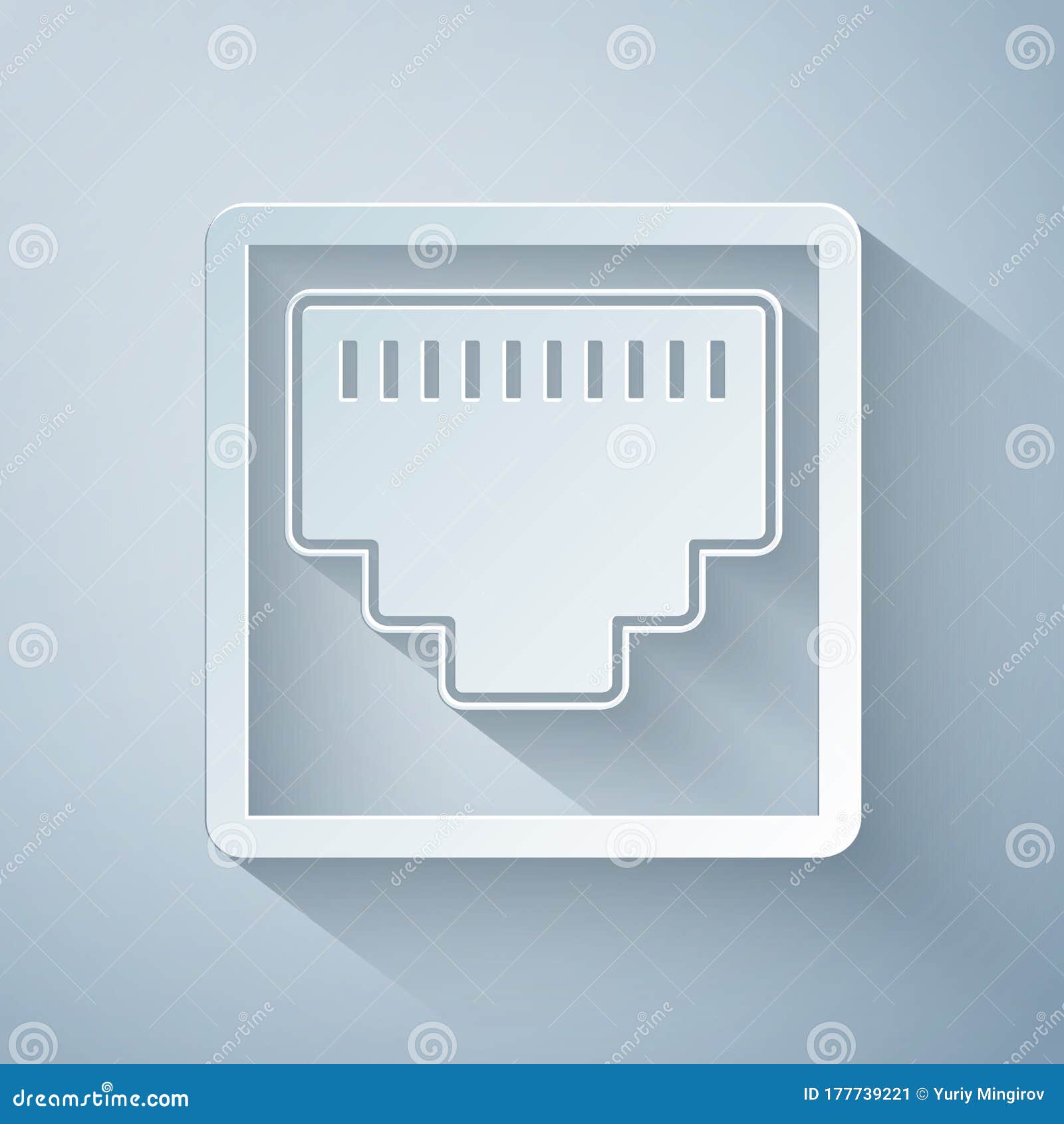 Paper Cut Ethernet Socket Sign. Network Port - Cable Socket Icon ... Paper Cut Ethernet Socket Sign. Network Port - Cable Socket Icon ...