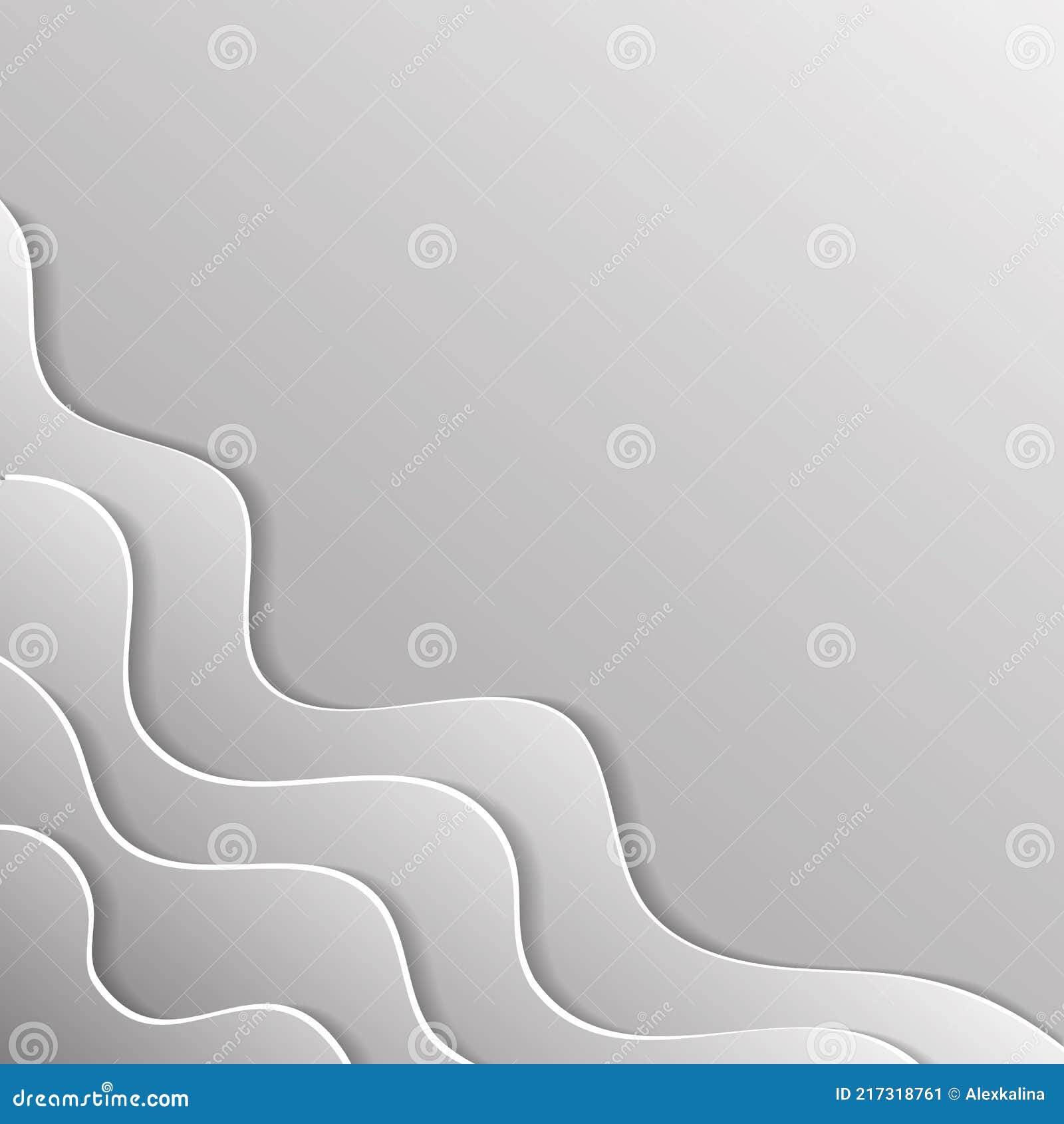 Paper Cut Out Background for Design in Grey Colors with Blank Space ...