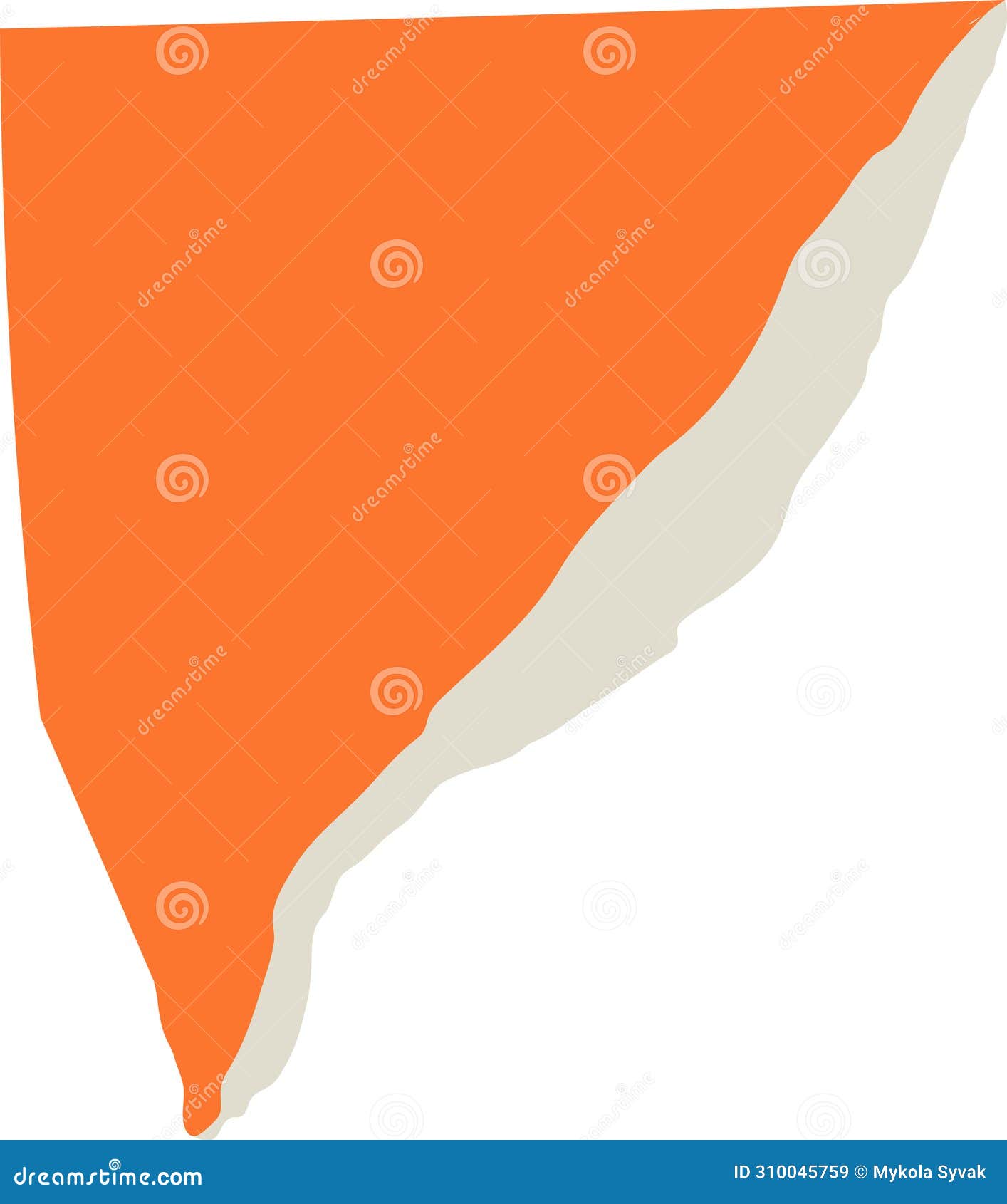 Paper Cut Piece stock vector. Illustration of label - 310045759