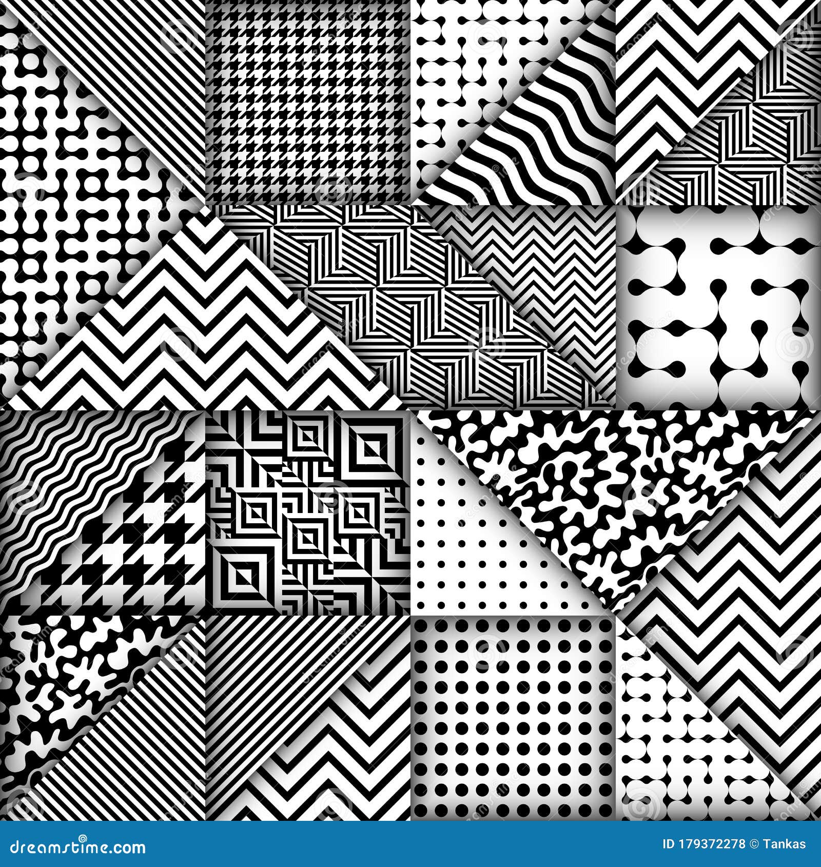 Paper Cut Shapes Design. Seamless Vector Pattern. Stock Vector ...