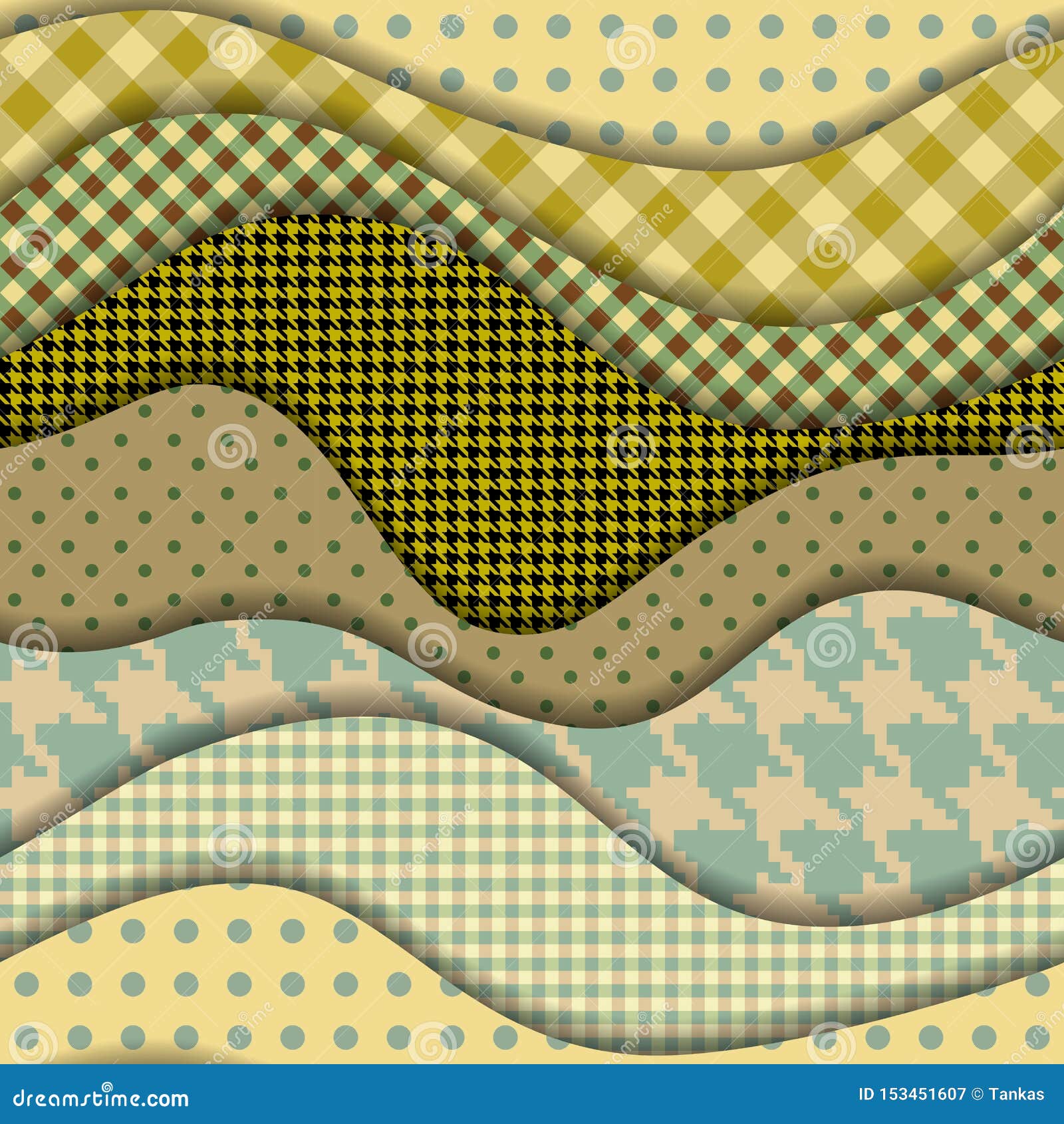 Paper Cut Shapes Design. Seamless Vector Pattern Stock Vector ...