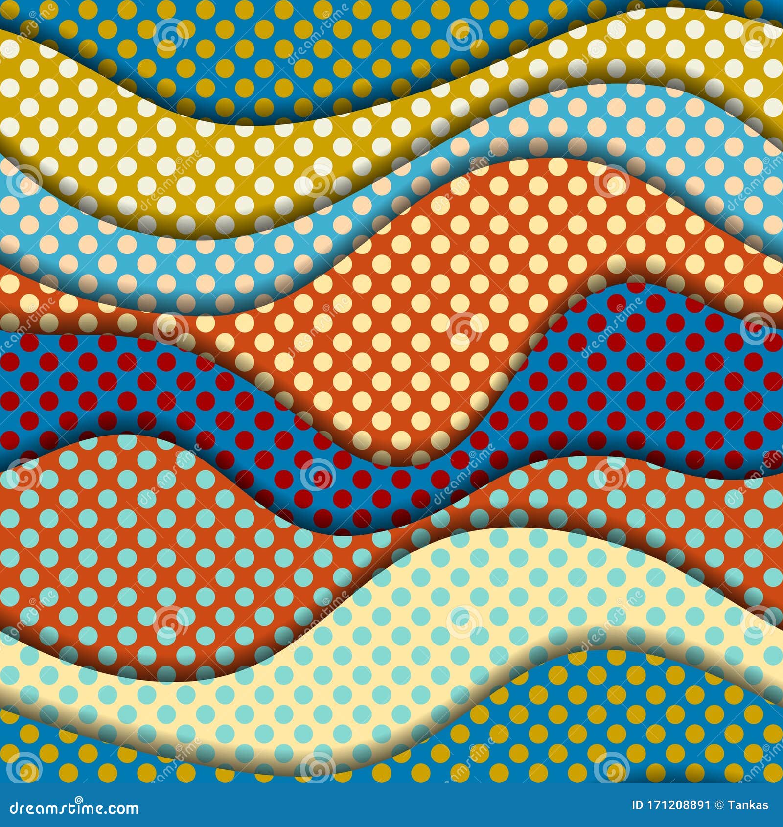 Paper Cut Shapes Design. Seamless Vector Pattern Stock Vector ...