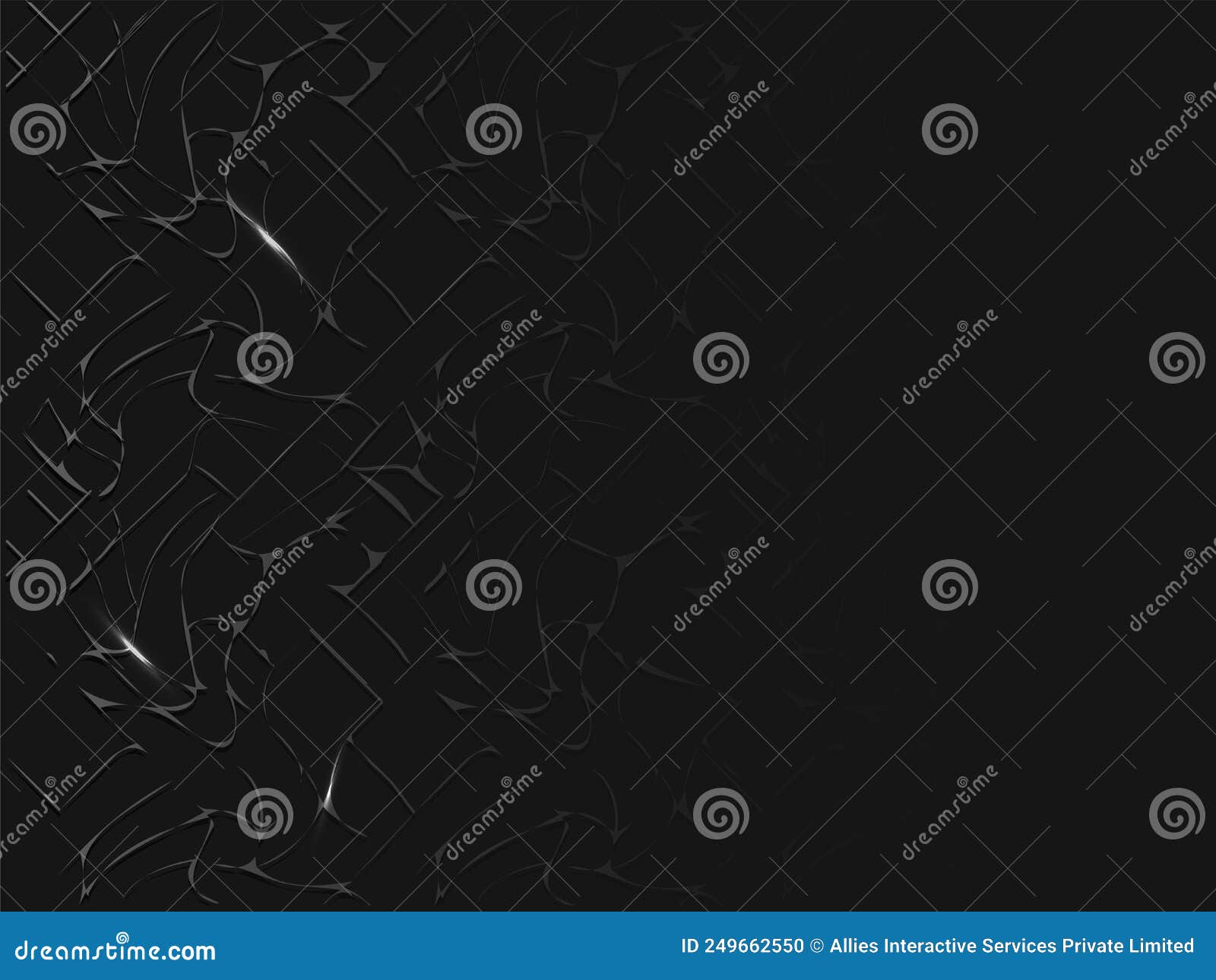 Paper Cut Tangled Lines Background in Black Stock Illustration ...