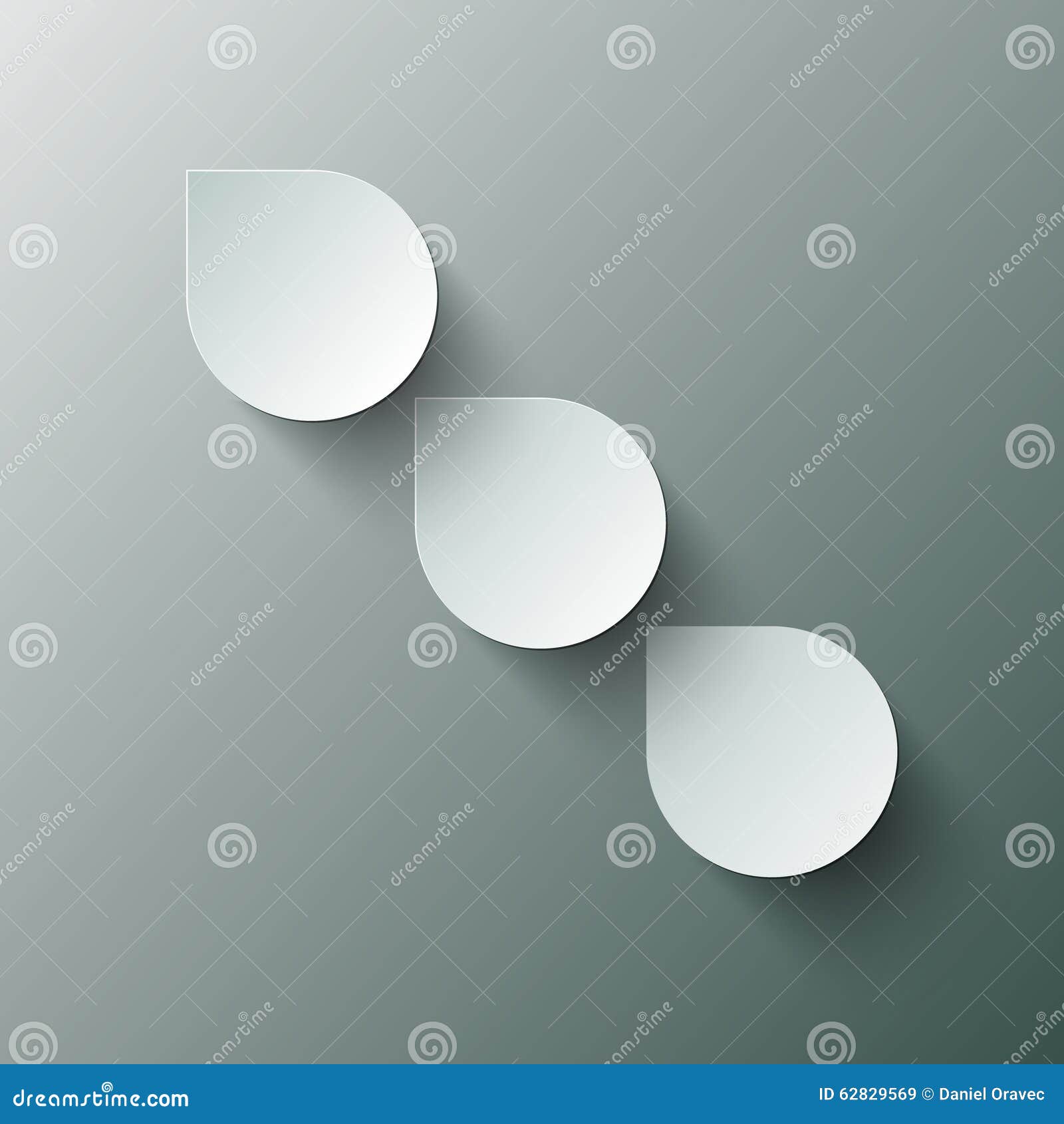 Paper Cut Vector Water Drops Stock Vector - Illustration of rain ...