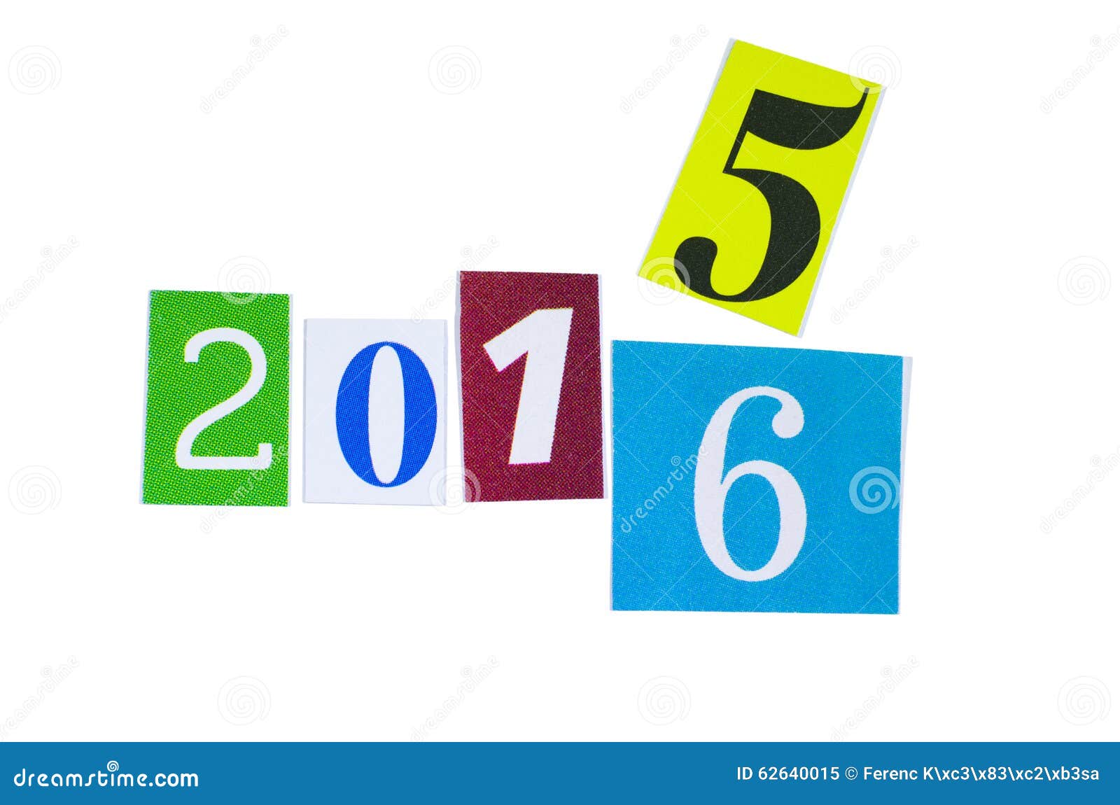 Paper Cutout 2015 2016 Year Numbers Stock Photos - Free & Royalty-Free ...