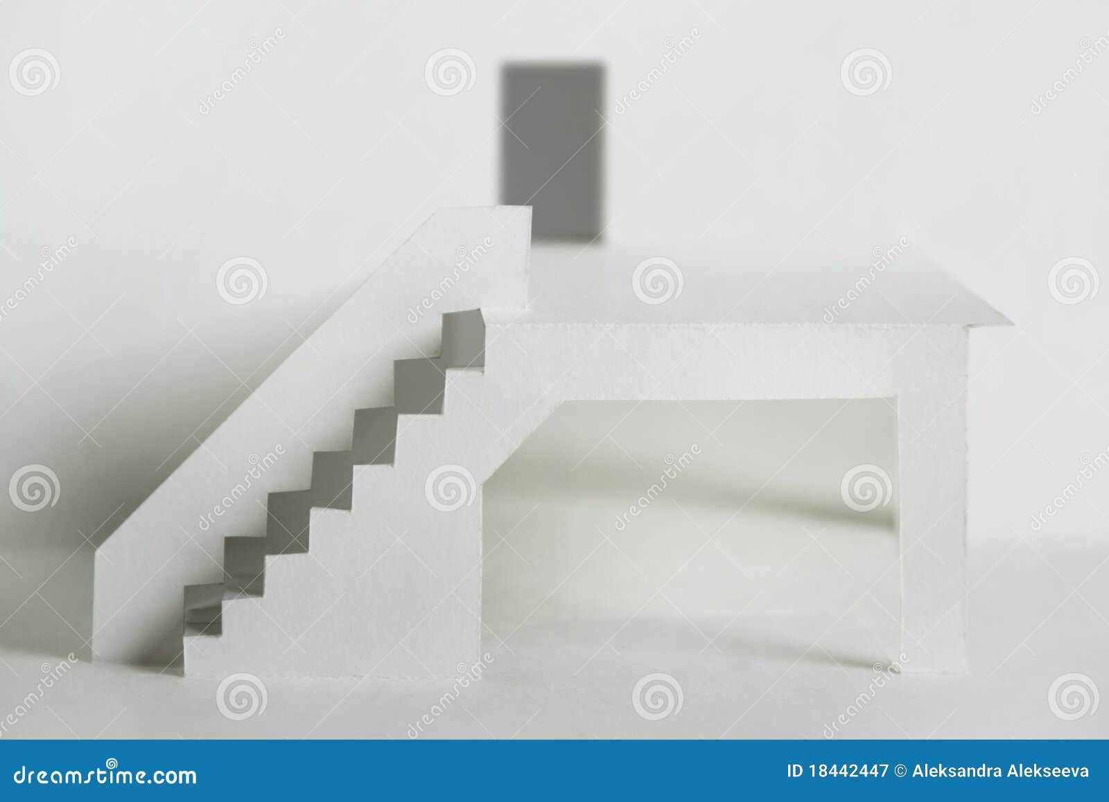 Paper Cutout Elements of Building Stock Image - Image of bright, cutout ...