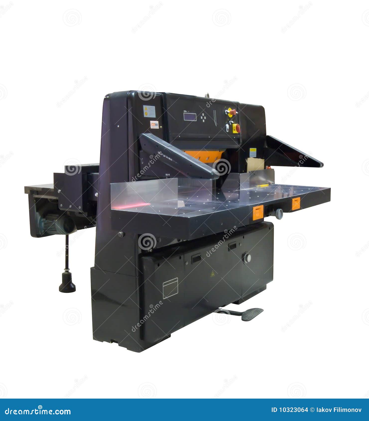 Paper-cutter. stock photo. Image of paper, industry, machinery - 10323064