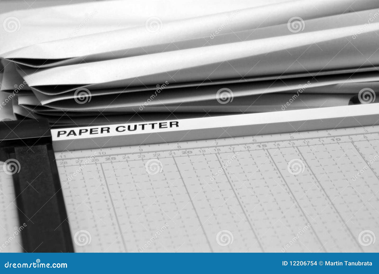 Paper cutter stock photo. Image of paper, measurement - 12206754