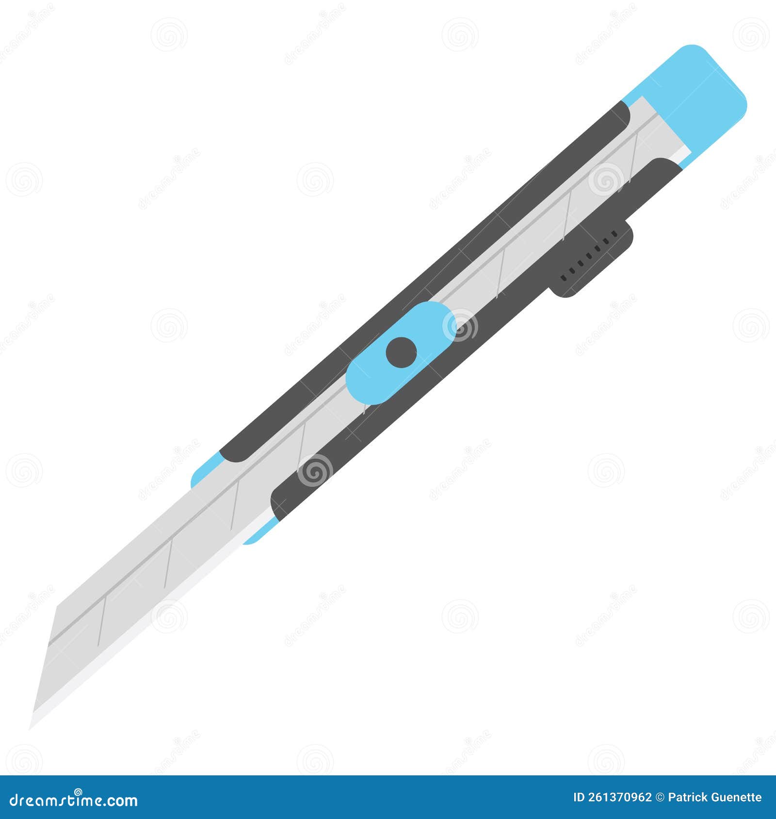 Paper cutter, icon stock vector. Illustration of equipment - 261370962