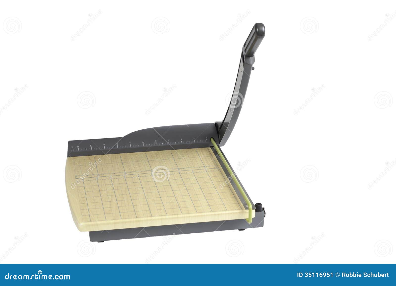 Paper Cutter Isolated Cut Out On White Background. New Office Supply ...