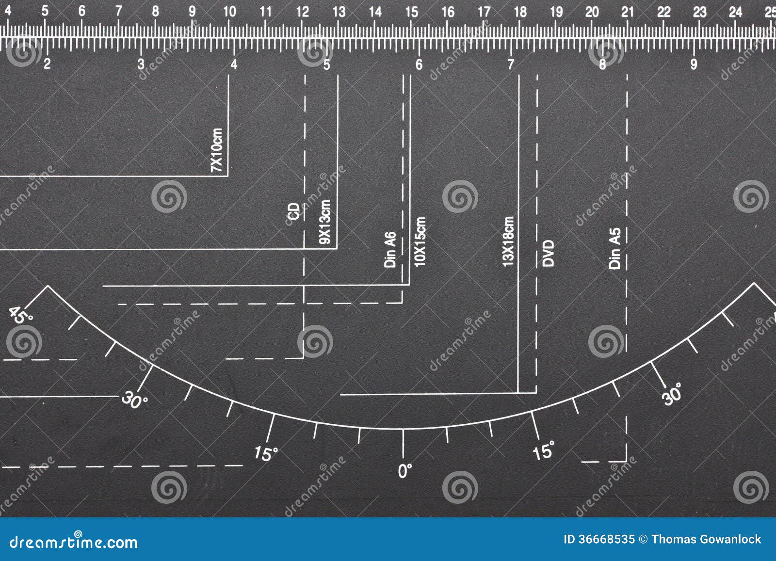 Paper cutting measurer stock image. Image of ruler, scale - 36668535