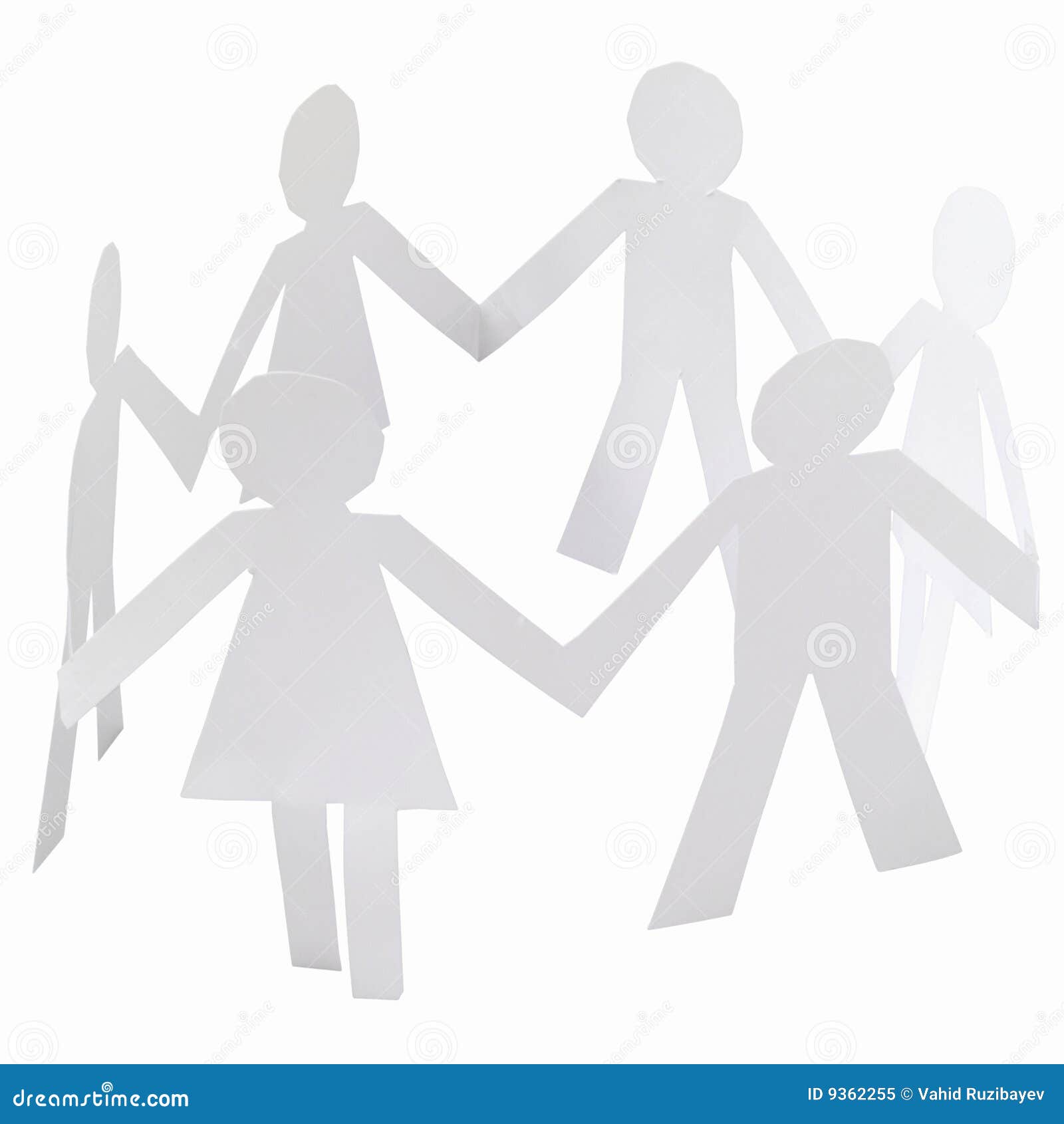 Paper cutting people stock image. Image of family, friends - 9362255