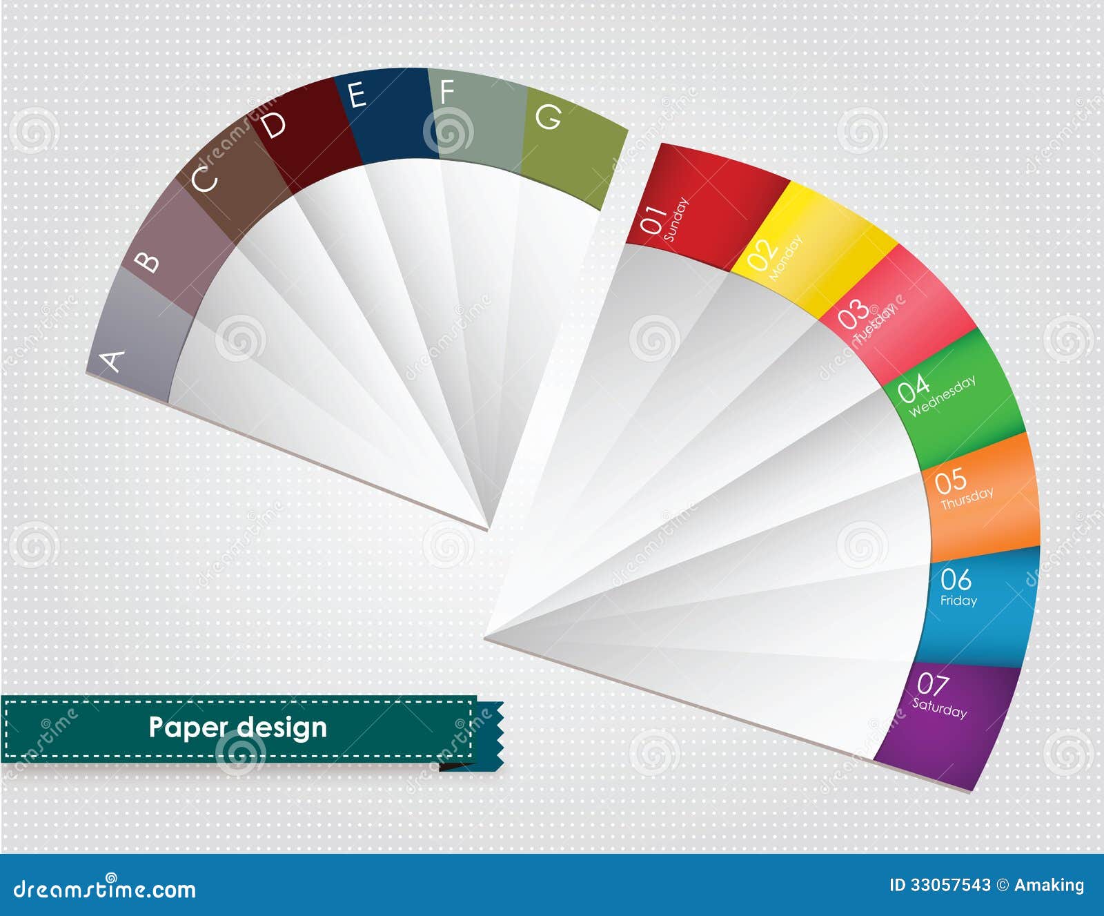 Paper design stock vector. Illustration of four, attractive - 33057543