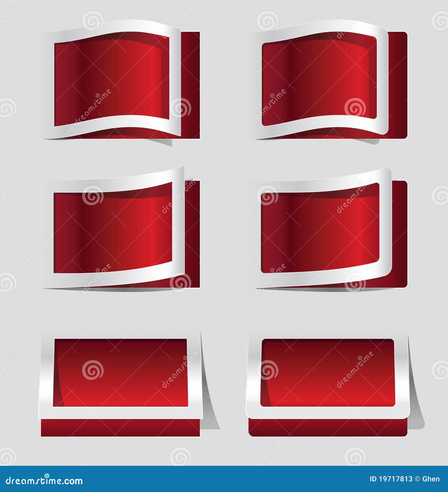 Paper design elements stock vector. Illustration of symbol - 19717813