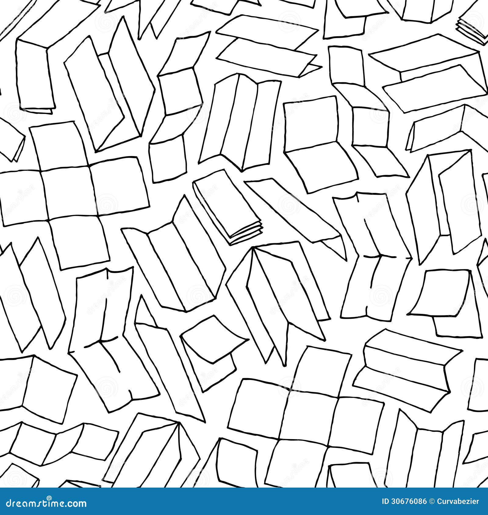 Paper Design Seamless Pattern Stock Illustration - Illustration of ...