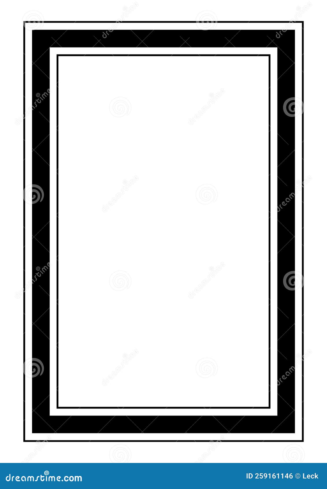 A4 Paper Design Vintage Style Page Border Stock Vector - Illustration ...