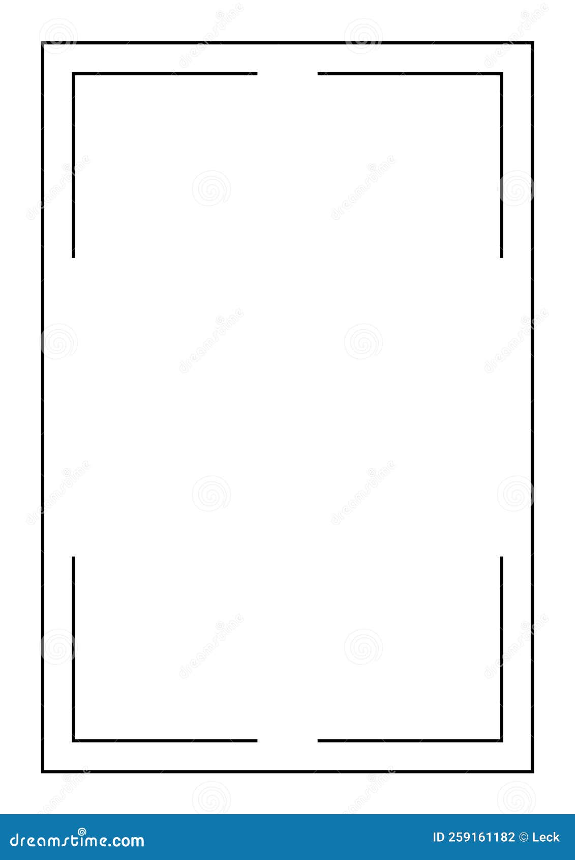 A4 Paper Design Vintage Style Page Border Stock Vector - Illustration ...